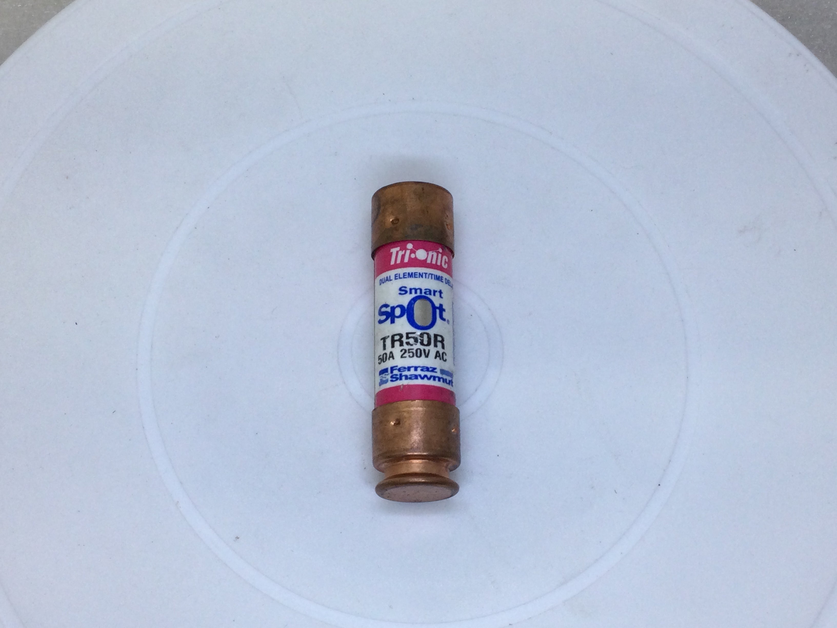 Ferraz/Shawmut Tri-Onic TR50R 50 Amp 250V Class RK5 Fuse w/ Smart Spot