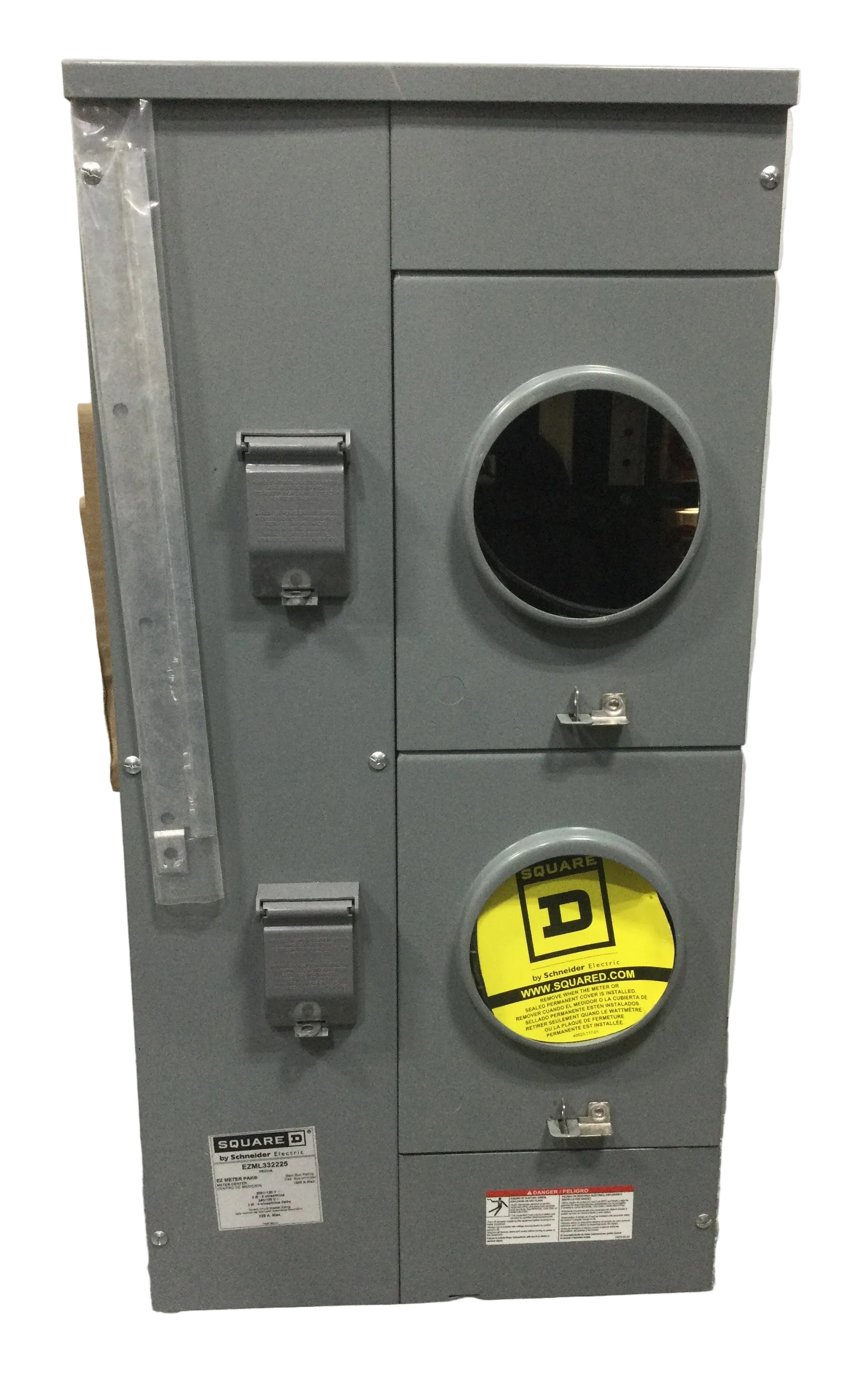 Square D EZML332225 1200A Max 208Y/120V 3Ph 4 Wire 2 Gang Meter Pack T