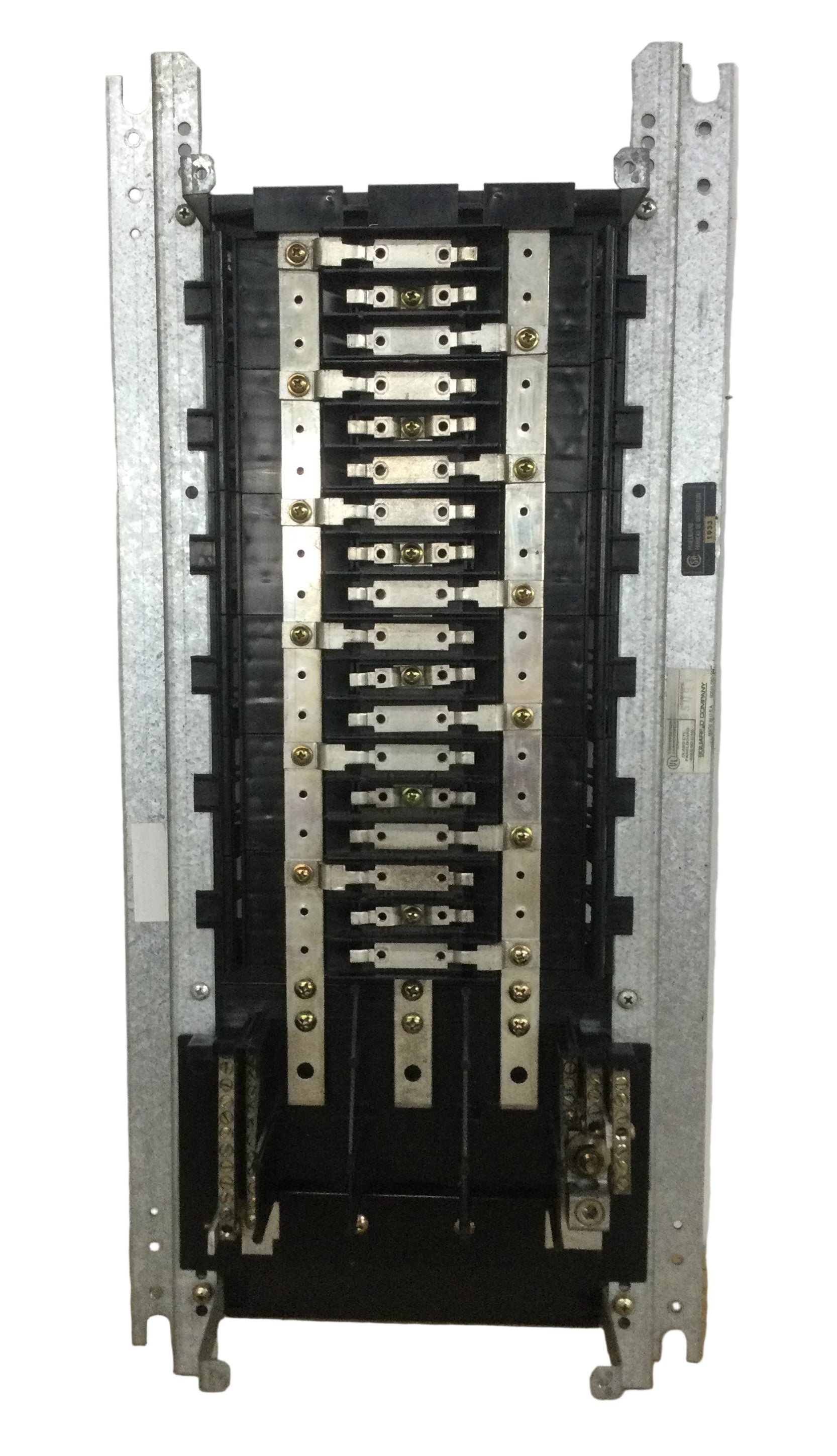 Square D 18 Space 36 Circuit 3 Phase 208Y/120V Load Center Guts Only 1
