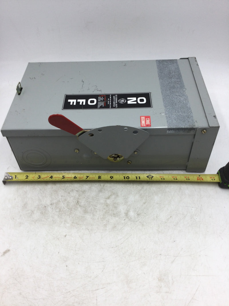 General Electric TGN3323R 3 Pole 100A 240Vac - 250Vdc General Duty Non