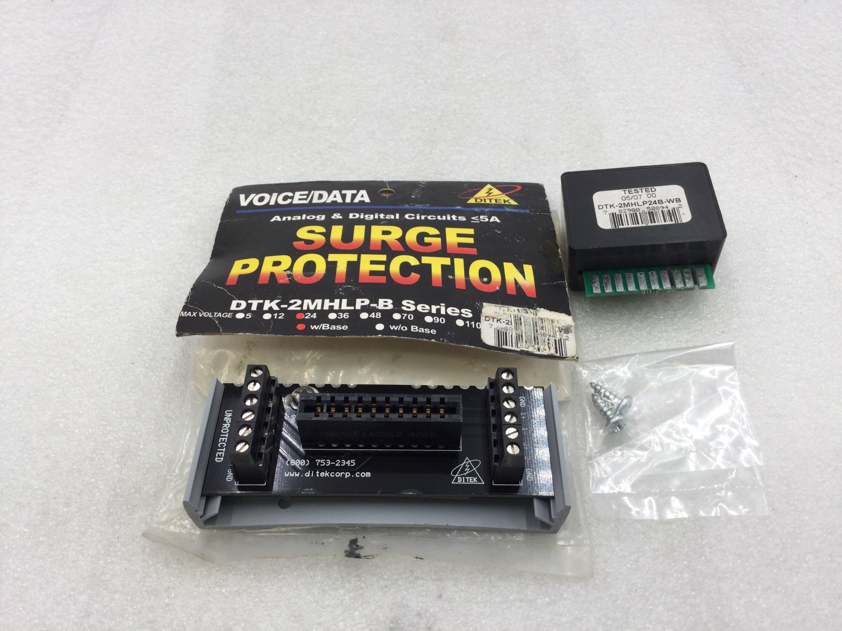 Ditek DTK-2MHLP24BWB Analog & Digital Circuit Surge Protection Module