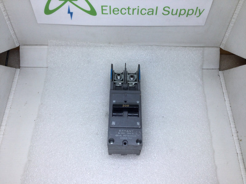 Bryant BJ2200B 200 Amp 240 Volt 2 Pole Circuit Breaker BJ2200