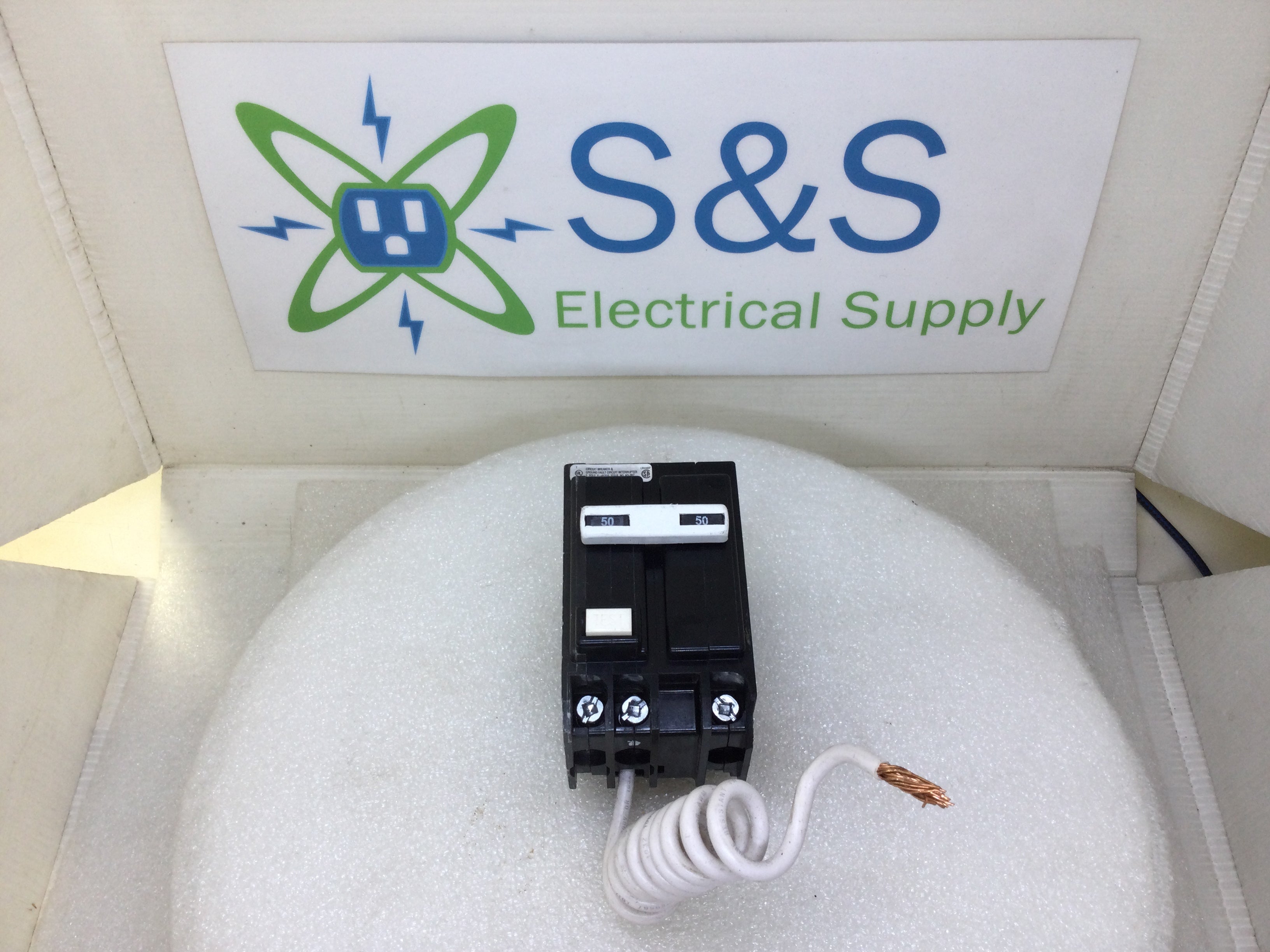 Eaton GFTCB250 50 Amp 2 Pole 120/240v Ground Fault Circuit Breaker - F