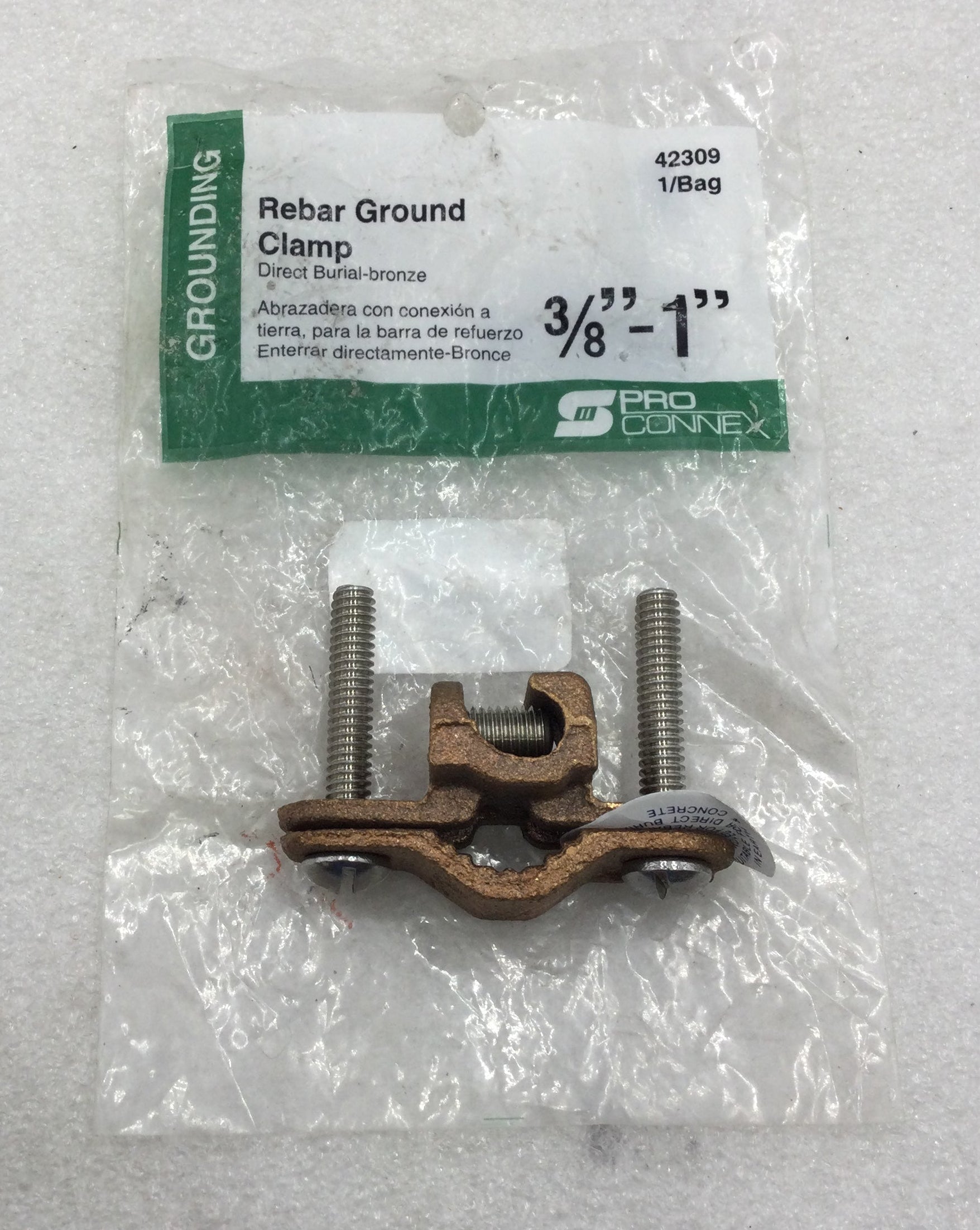 Sigma Electric 42309 ProConnex Bronze Outdoor Lay-In Lug Ground Clamp