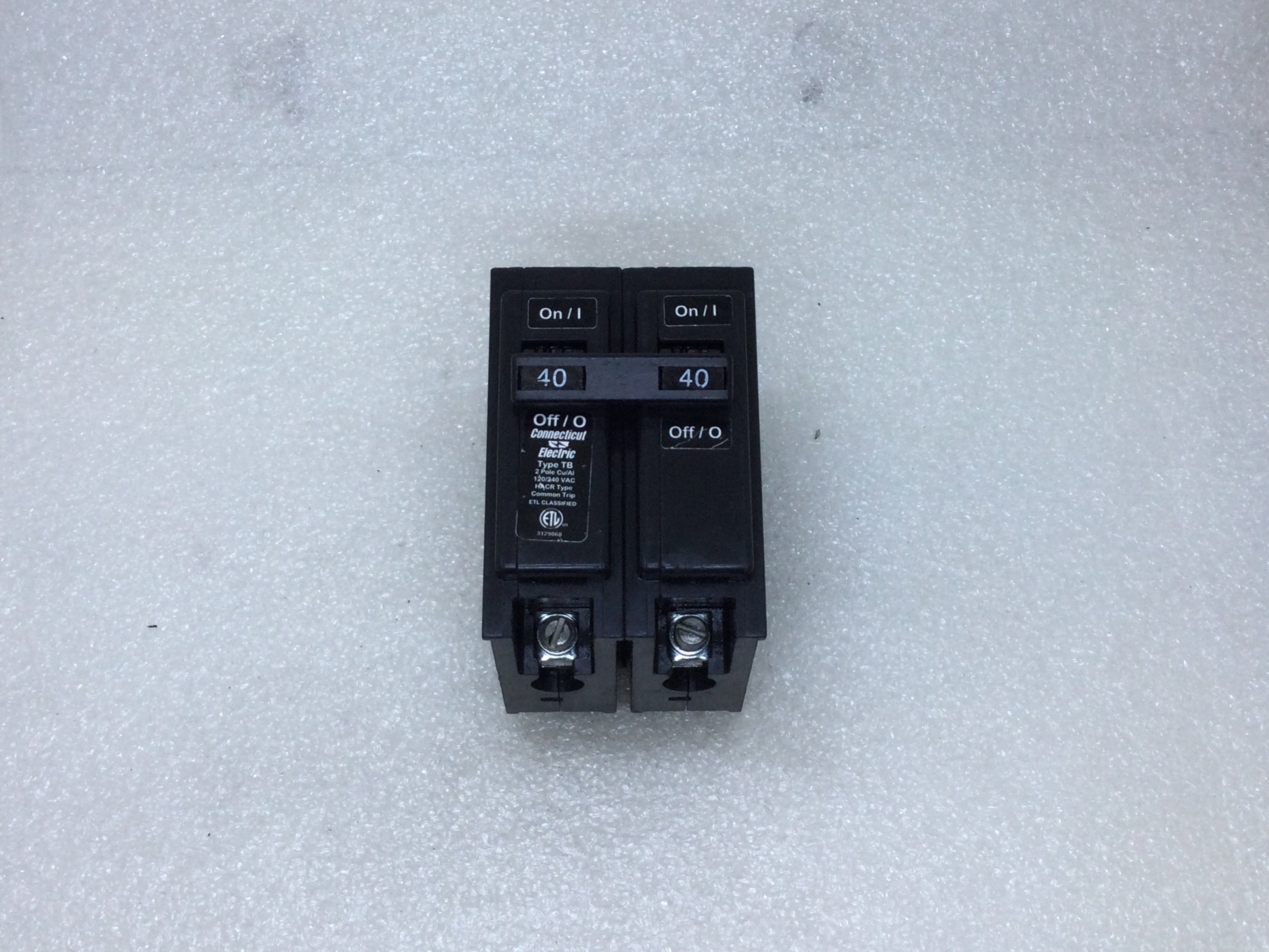 Connecticut Electric Type TB UBI-TB240C 2 Pole 40a 120/240v Circuit Br
