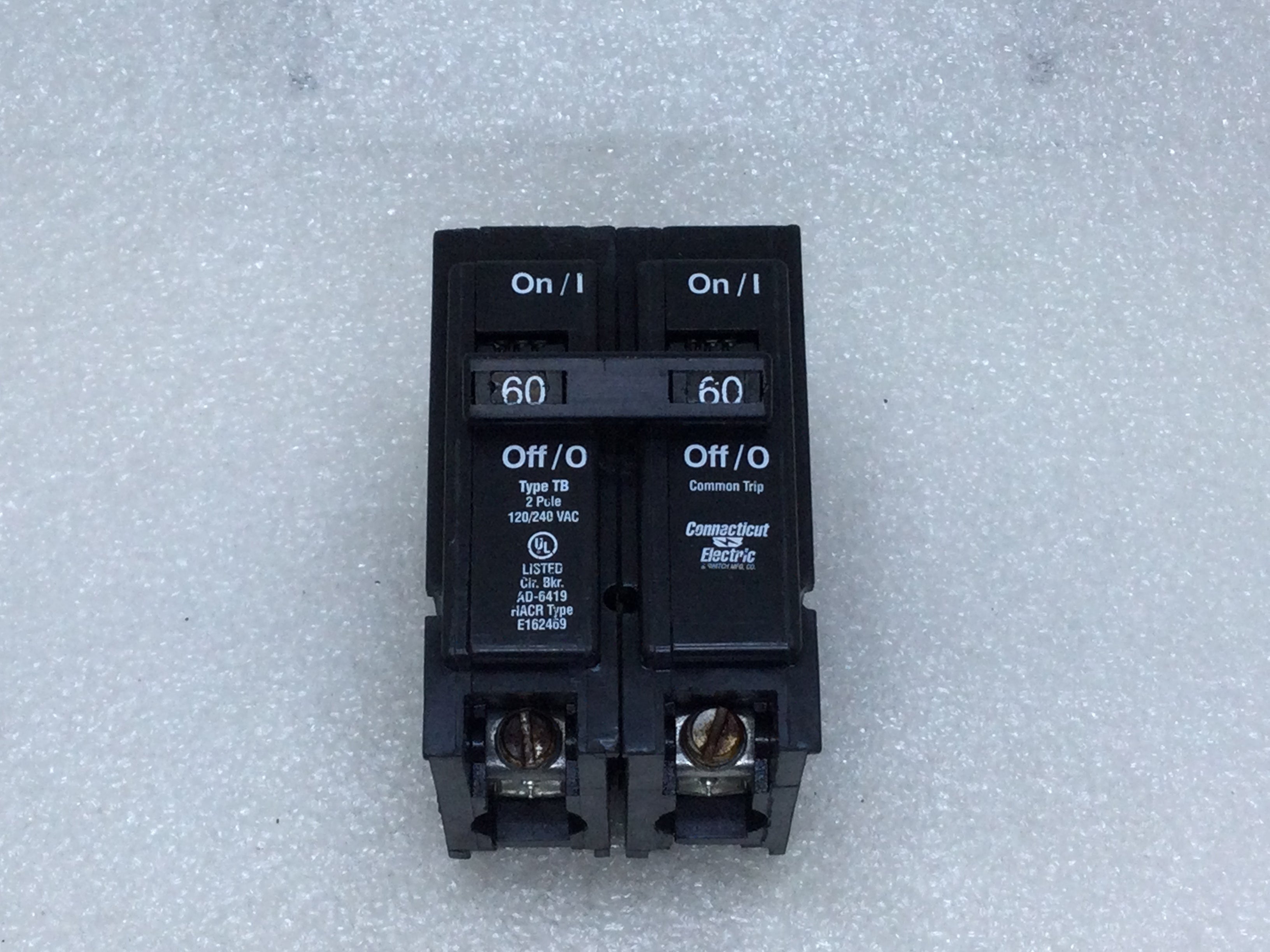 Connecticut Electric UBI-TB260 60 Amp 2 Pole 120/240V Type TB Circuit