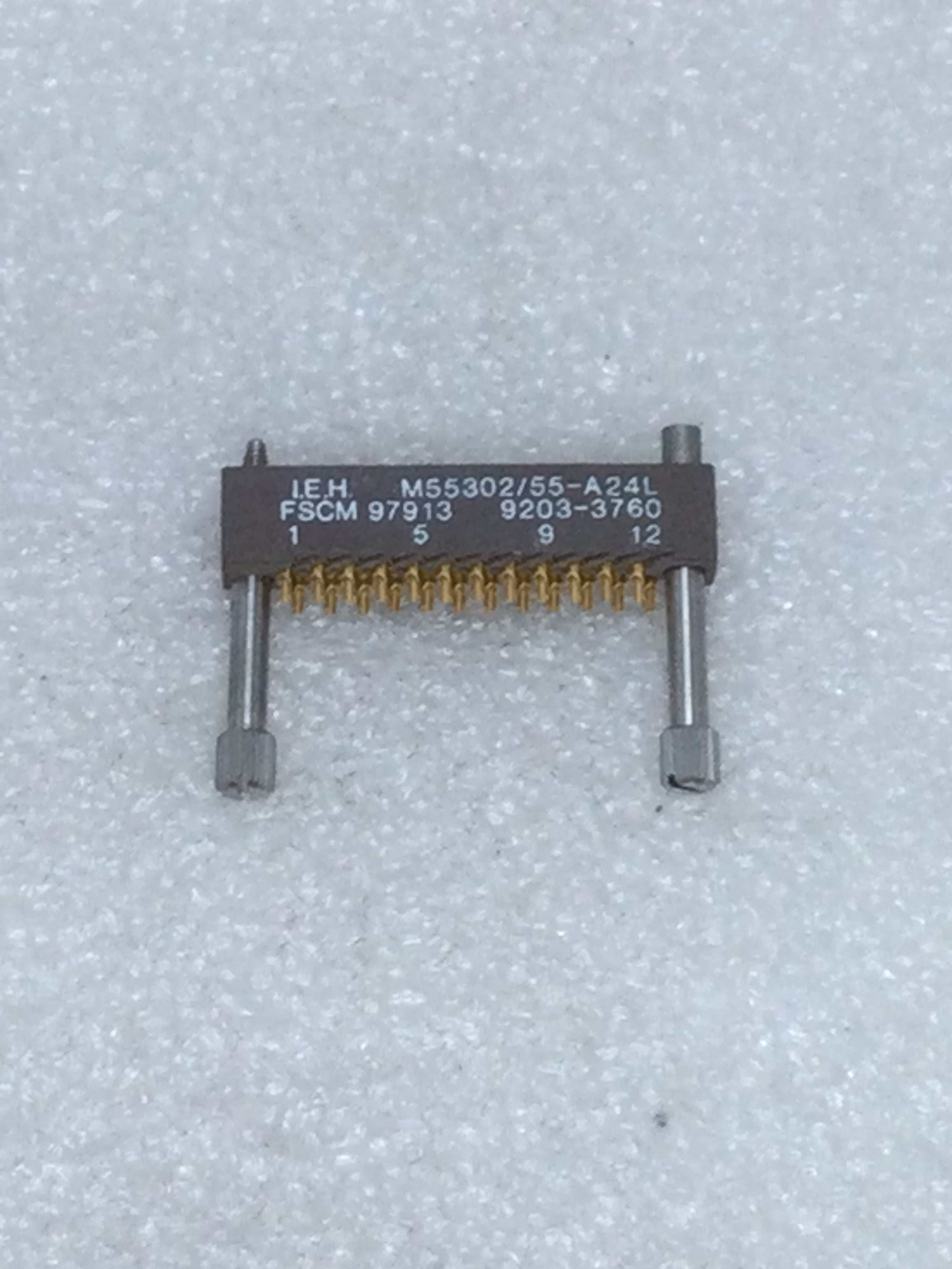 I.E.H. M55302/55-A24L Solder Terminal Connector with 24 Contacts