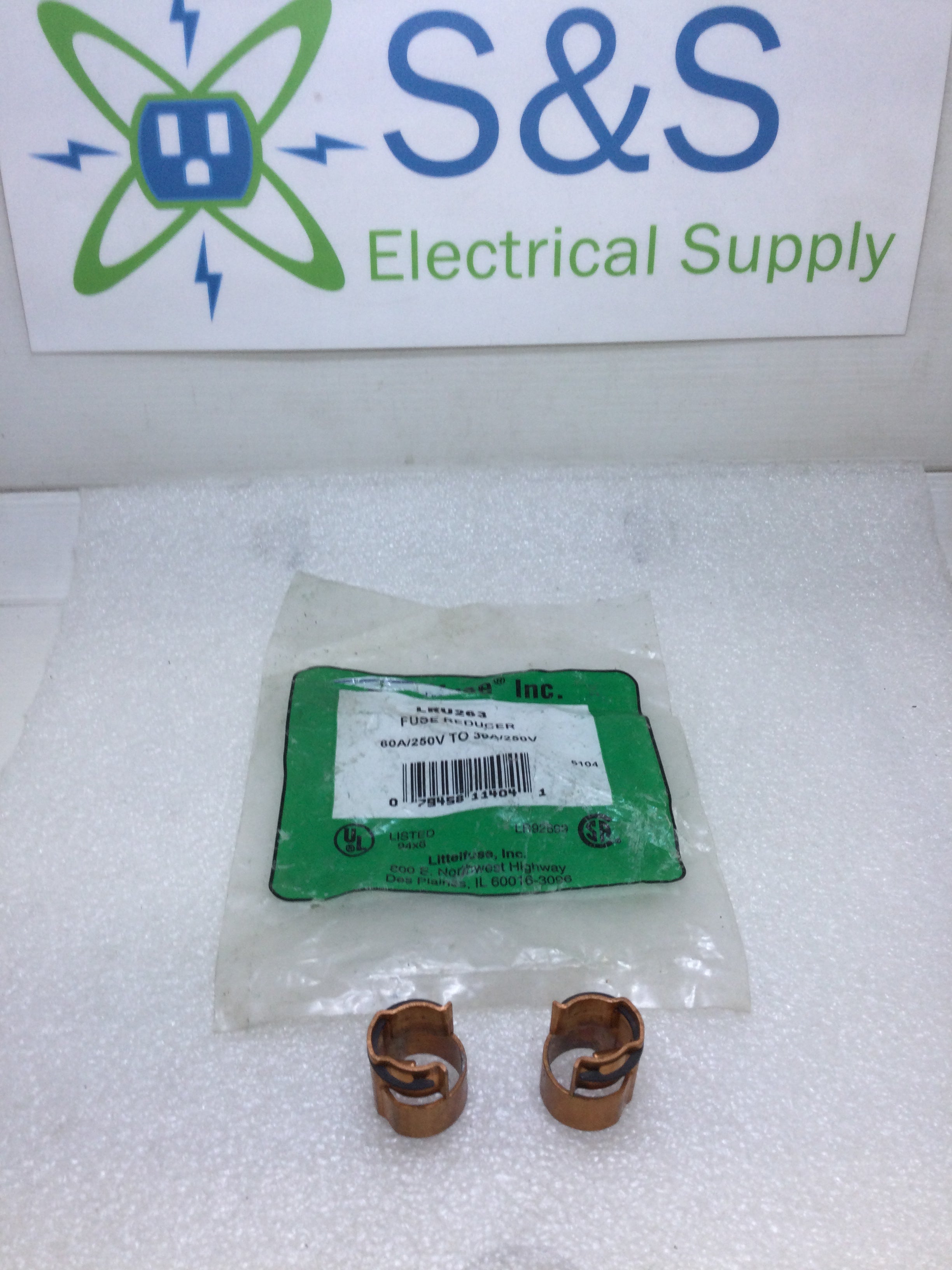 Littlefuse LRU263 Class R Fuse Reducer 60 Amp/250 VAC to 30 Amp/250 VA