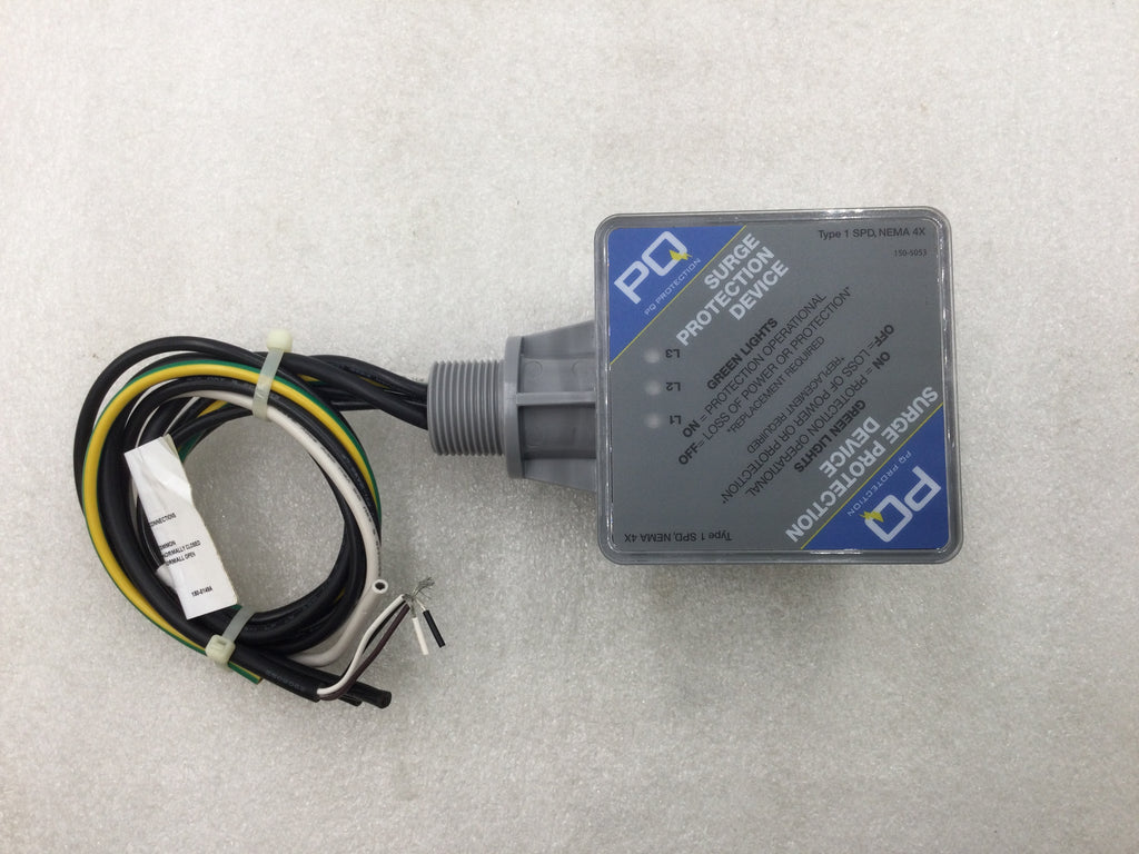 PQ Protection PQC160-120/208V 3 Phase Surge Protection Device 5" x 3 1