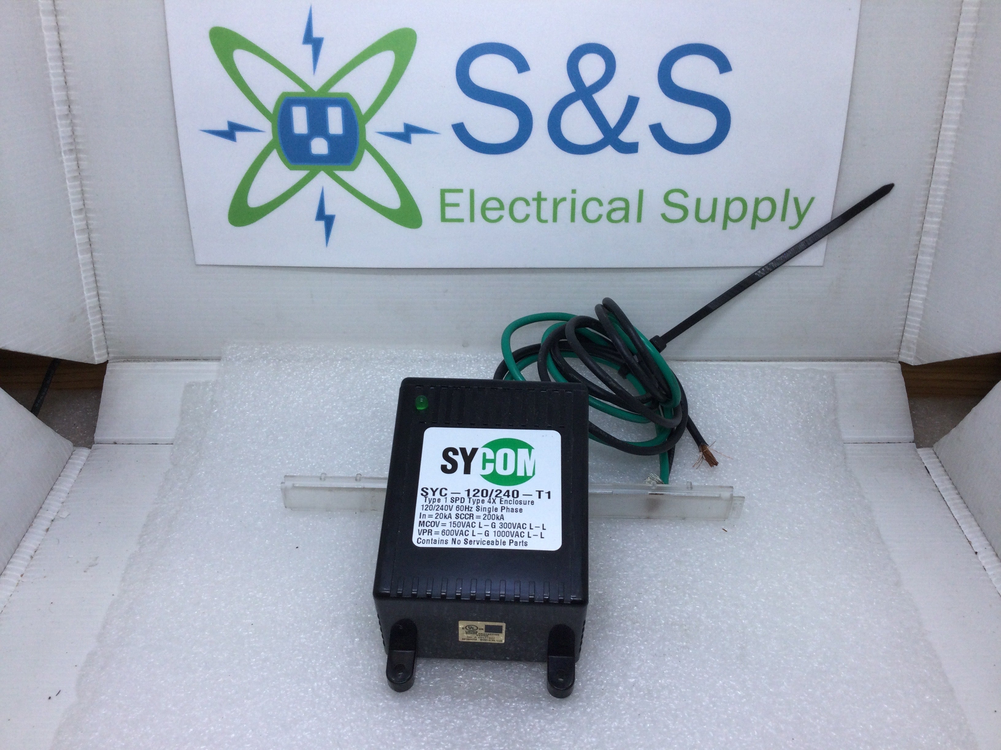 Sycom SYC-120/240-T1 1-Phase 60Hz 240V Surge Protector Device