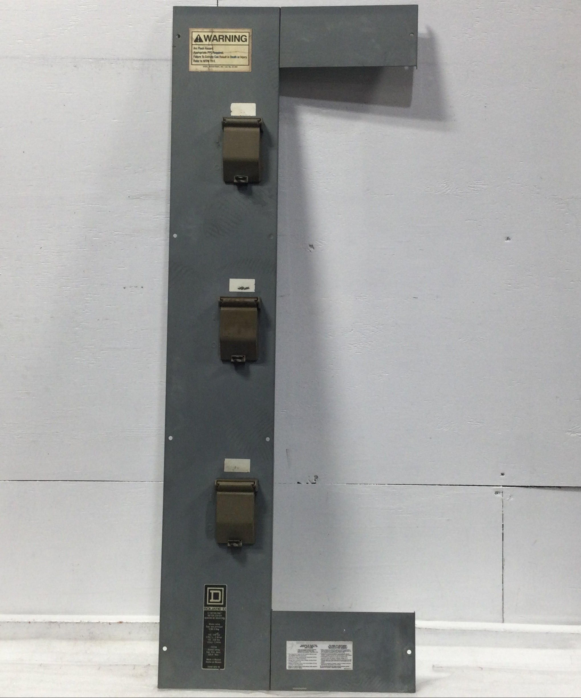 Square D EZML113225 225 Amp 1 Phase EZ Meter Pak Cover Only 52 3/4" x