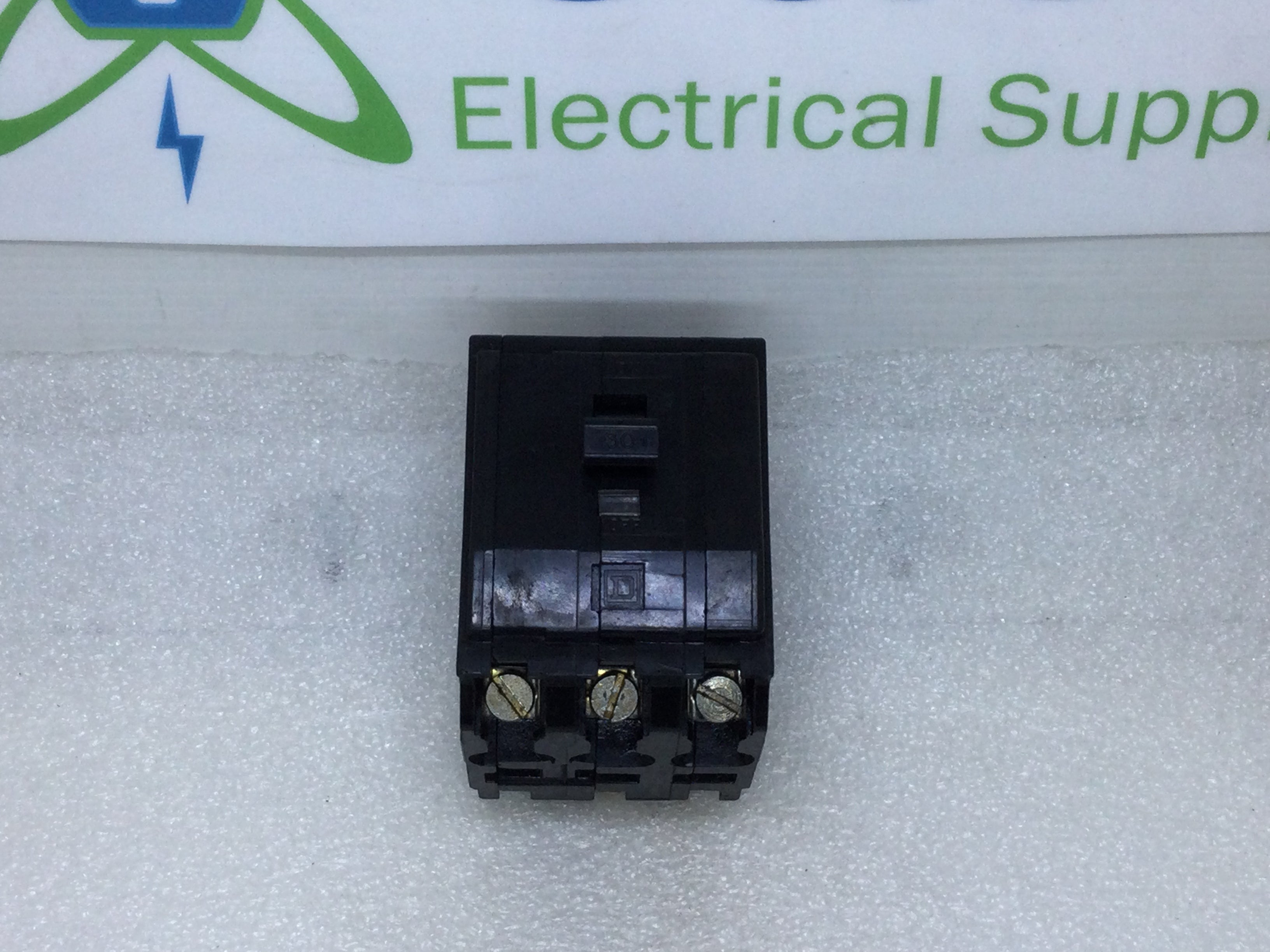 Square D QOB330 30 Amp 3 Pole 240V Bolt-On Circuit Breaker - Black Fac