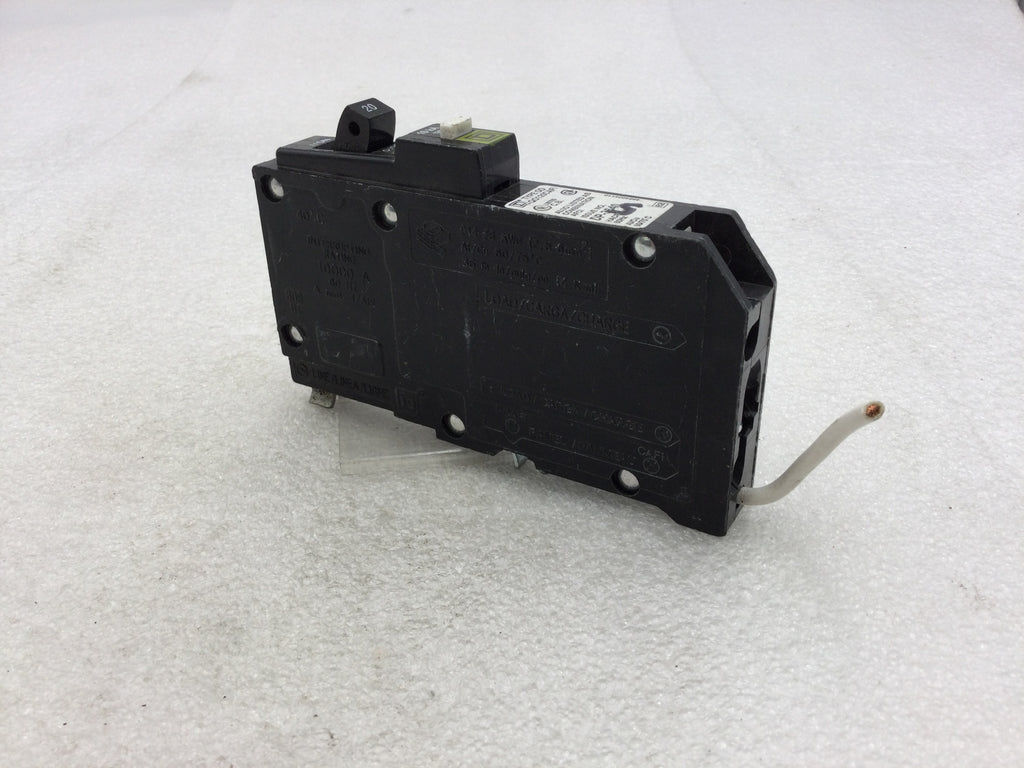 Square D QO120CAFI 20 Amp 1 Pole 120V Type QO AFI Breaker - Short Wire