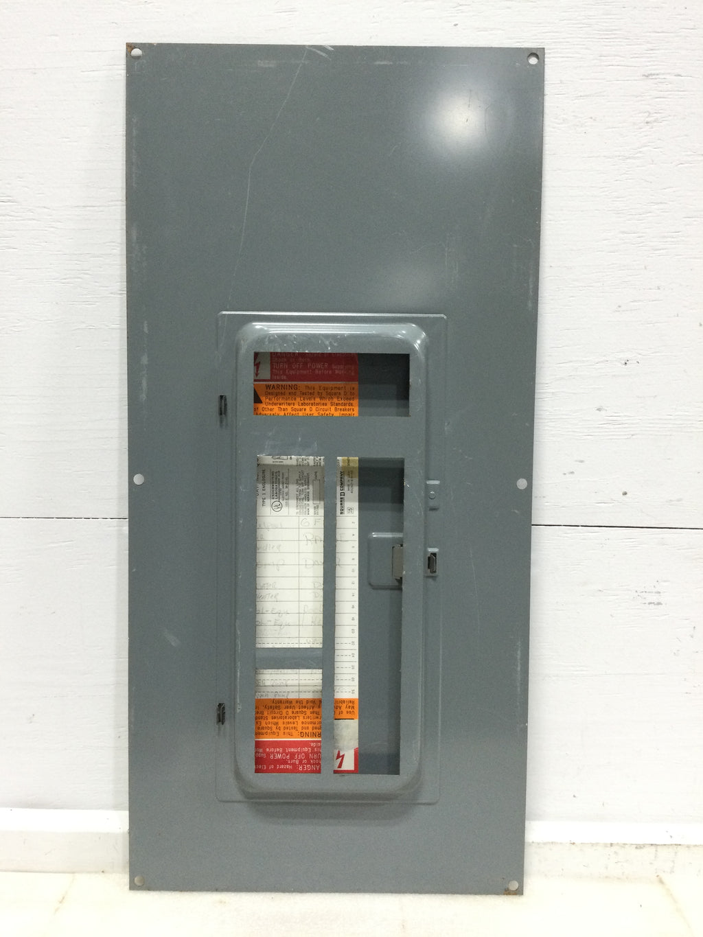Square D QOC30U 200 Amp 30 Space QO Load Center Cover/Door Only With M