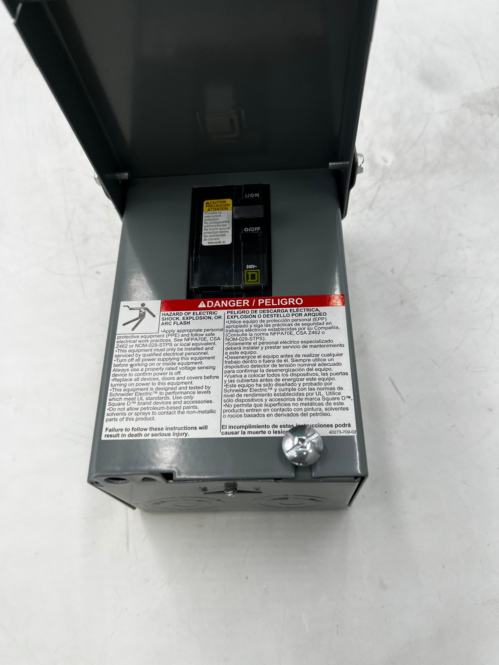 Square D QO200TR 60A 120/240VAC Nema3R Type QO Disconnect