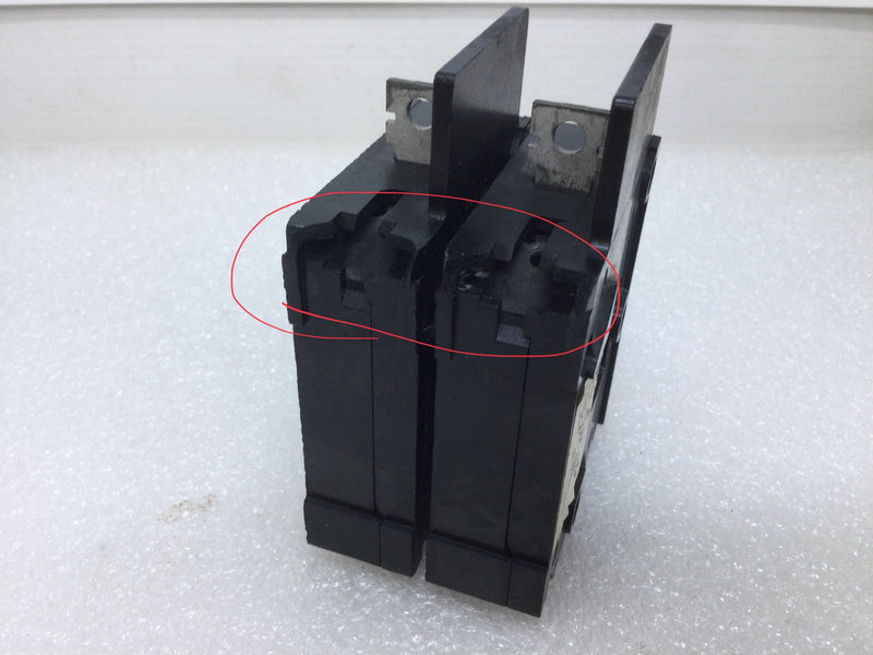 Siemens BQ2B050 50 Amp 2 Pole 120/240v 10kaic Type BQ Circuit Breaker