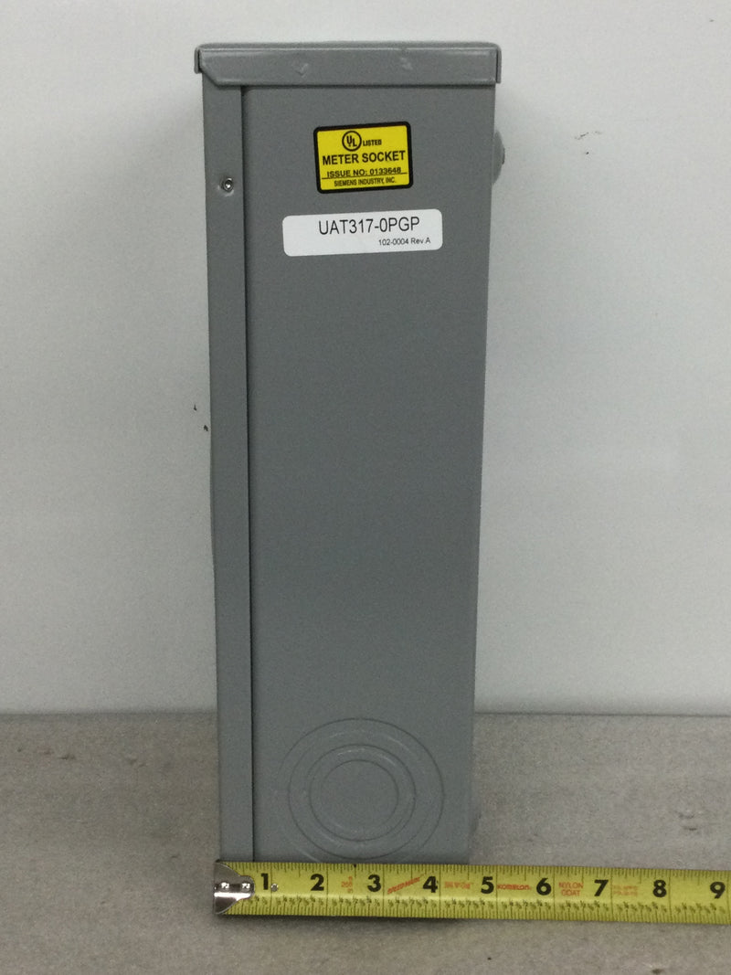 Siemens TALON® UAT317-0PGP Single Position Meter Socket 600 VAC 200 Am