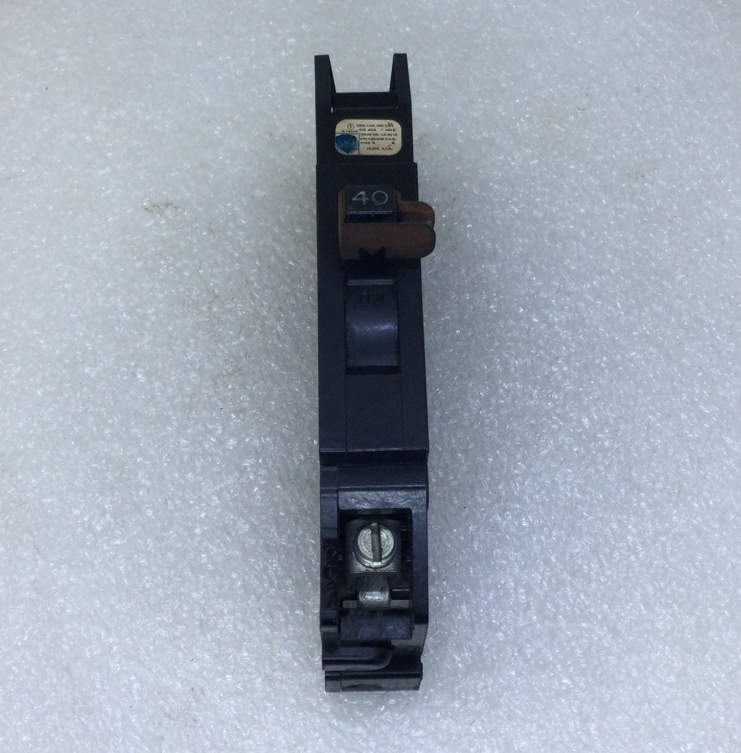 Zinsco/GTE Q140 40 Amp 1 Pole 120/240V Circuit Breaker