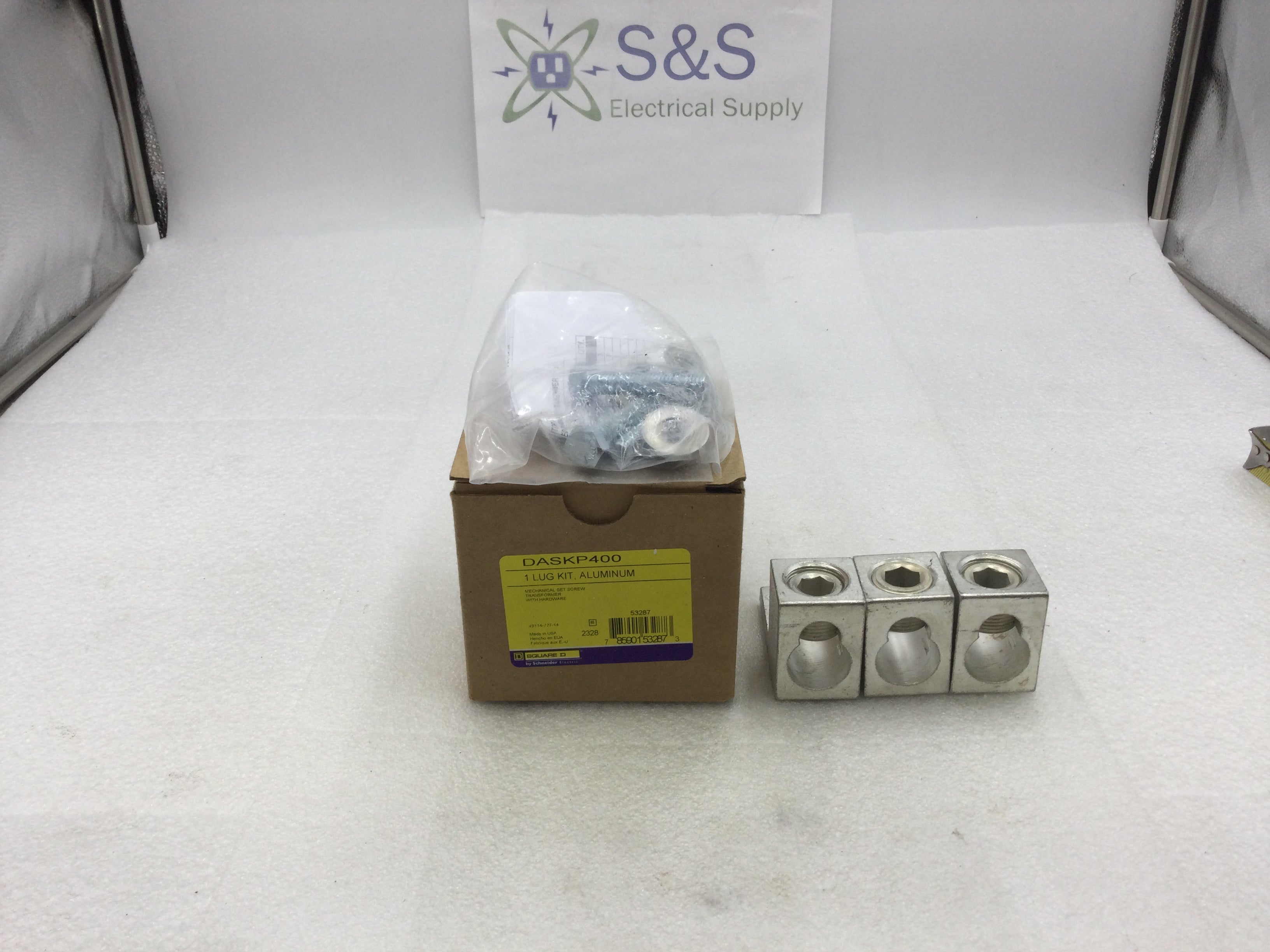 Square D DASKP400 Aluminum Lug Kit 3 D3692 Larger Lugs and 1 Hardware