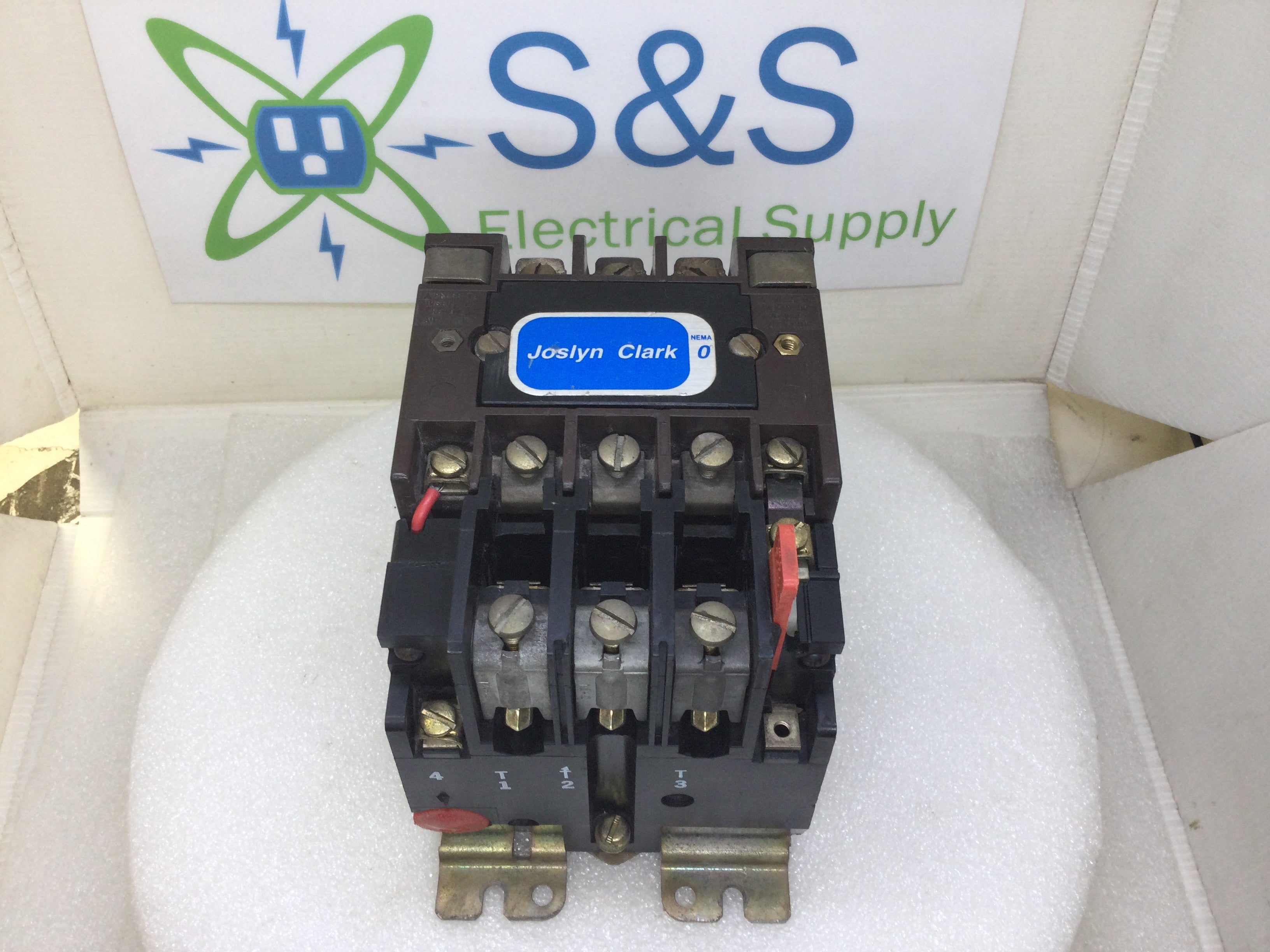 Joslyn Clark T13U030 18 Amp 3 Phase Size 0 600V Contactor w/120V Coil