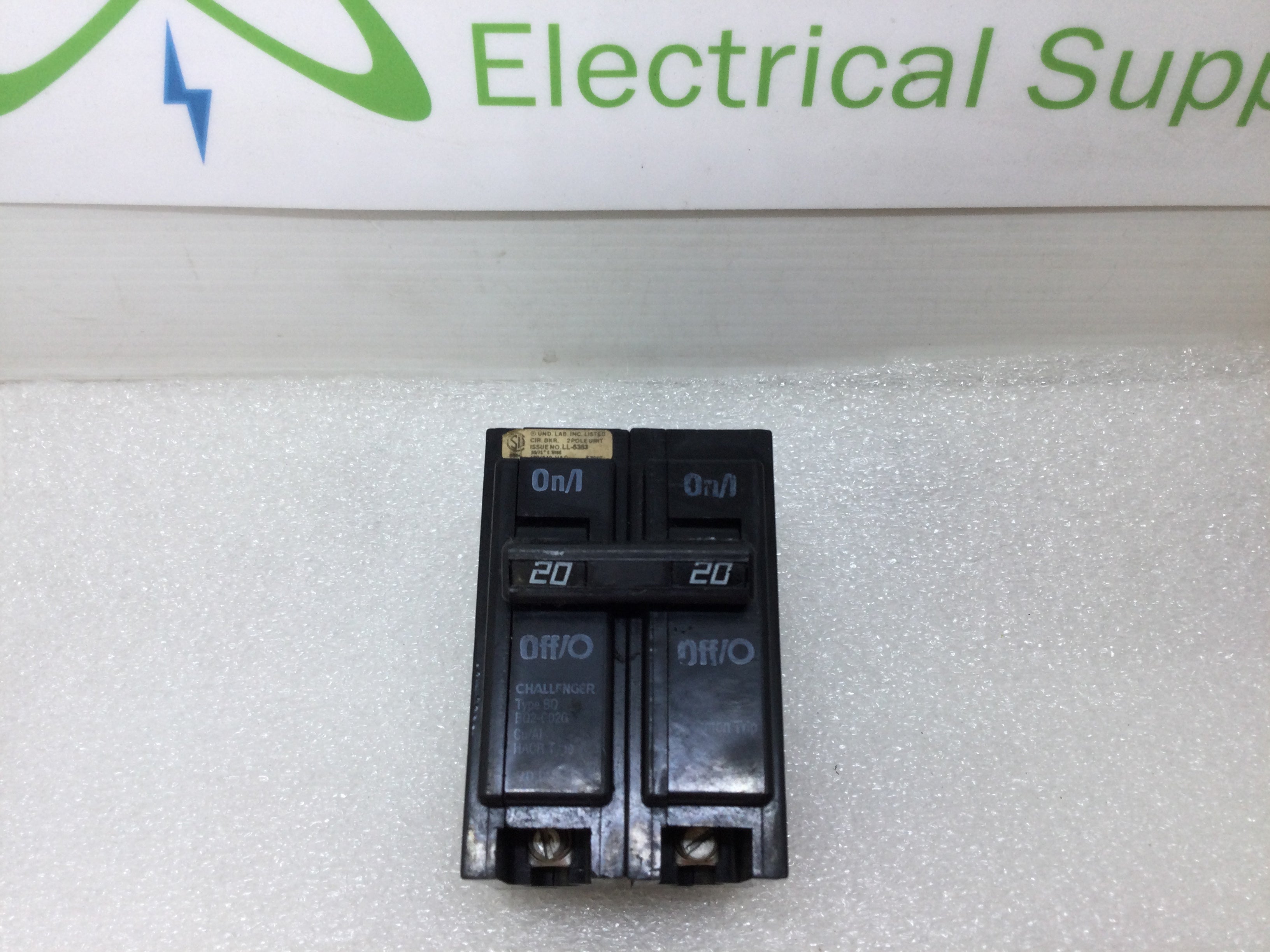 Challenger BQ2-C020 2 Pole 20 Amp Bolt on Circuit Breaker