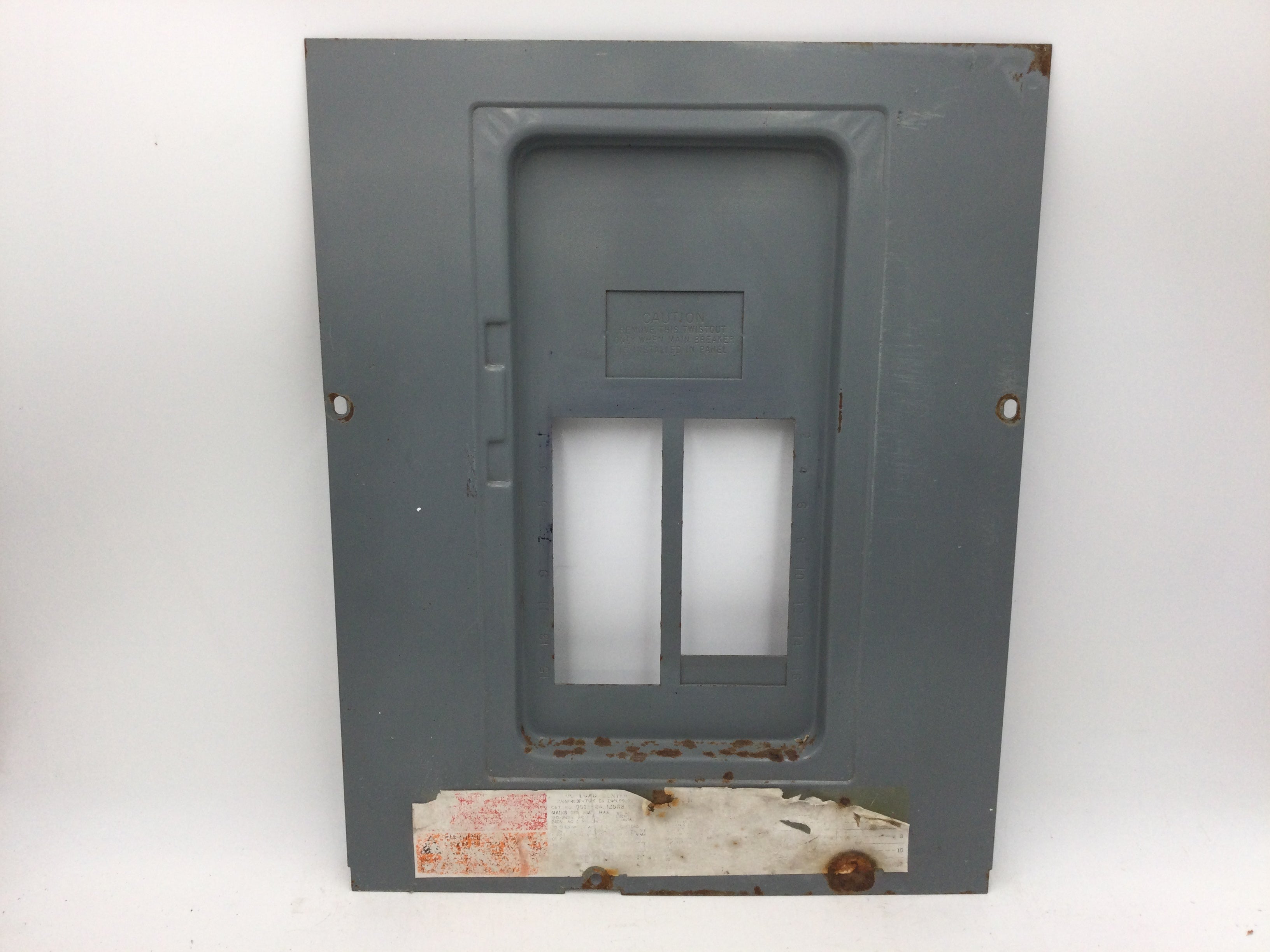 Square D QO12-24L125RB 125 Amp Load Center Panel 17 5/8" x 14"