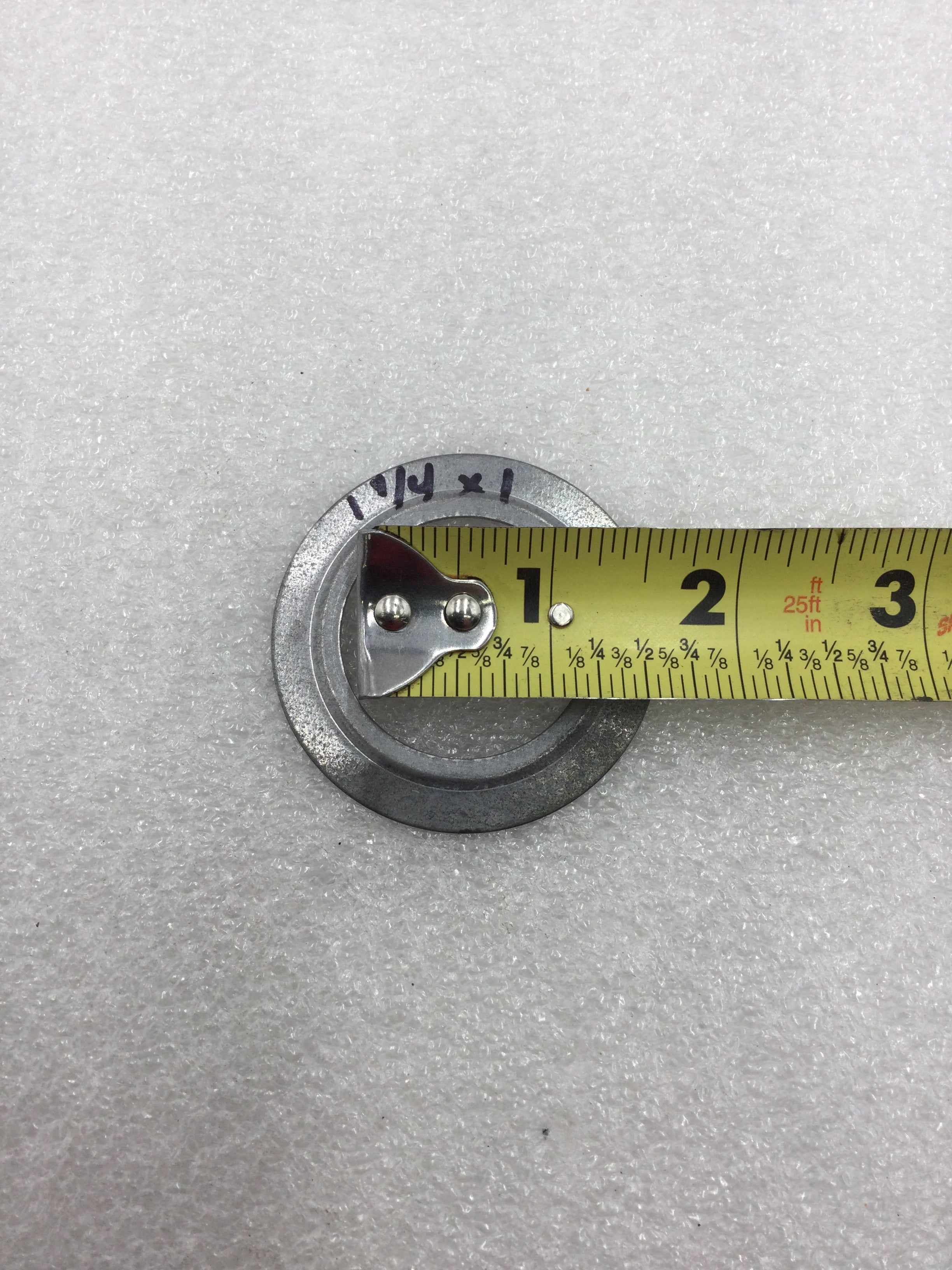 (Lot Of 2) 1-1/4" To 1" Galvanized Steel Conduit Reducing Washer (Wash