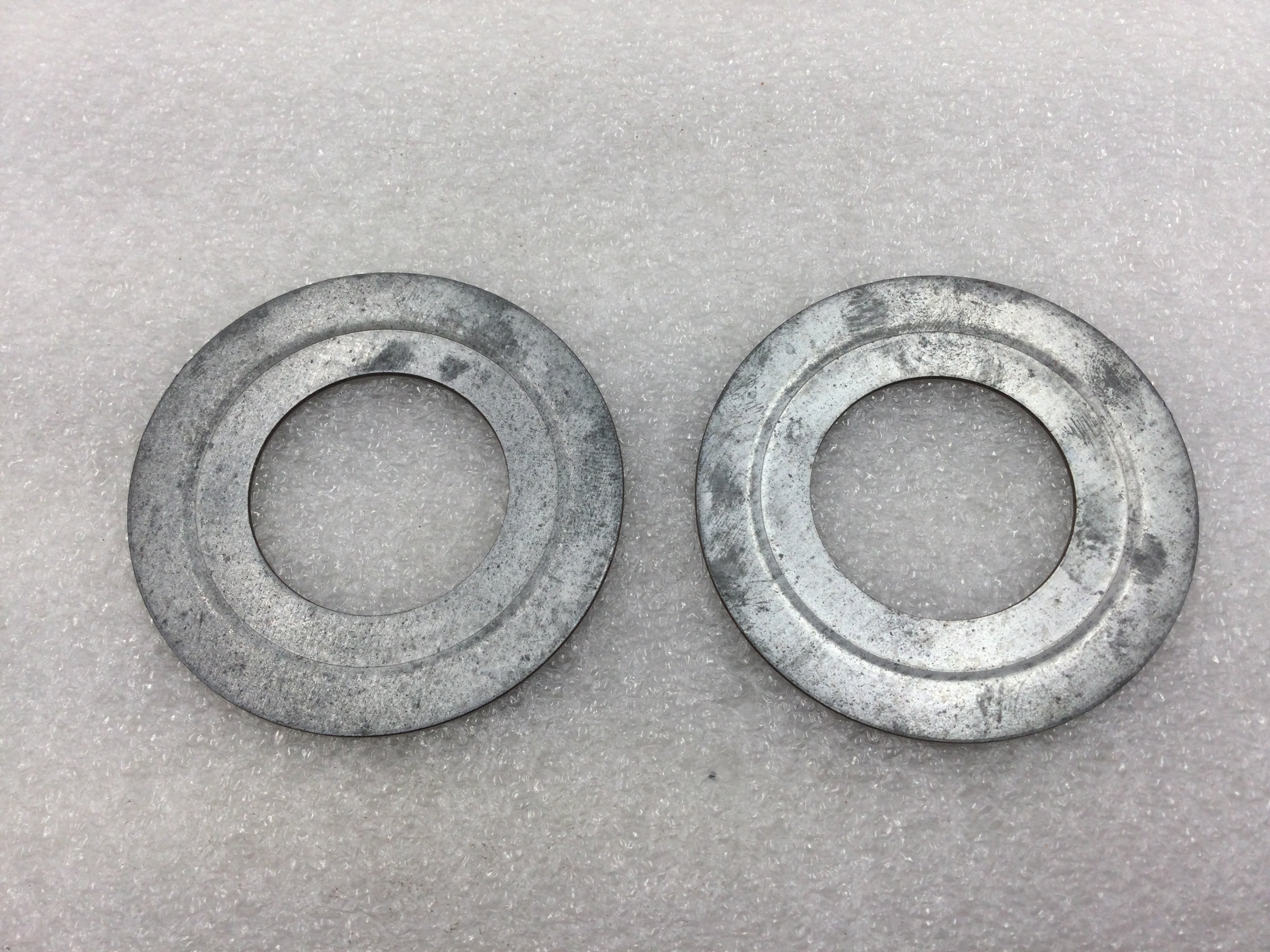 (Lot Of 2) 1-1/2" To 1" Galvanized Steel Conduit Reducing Washer (Wash