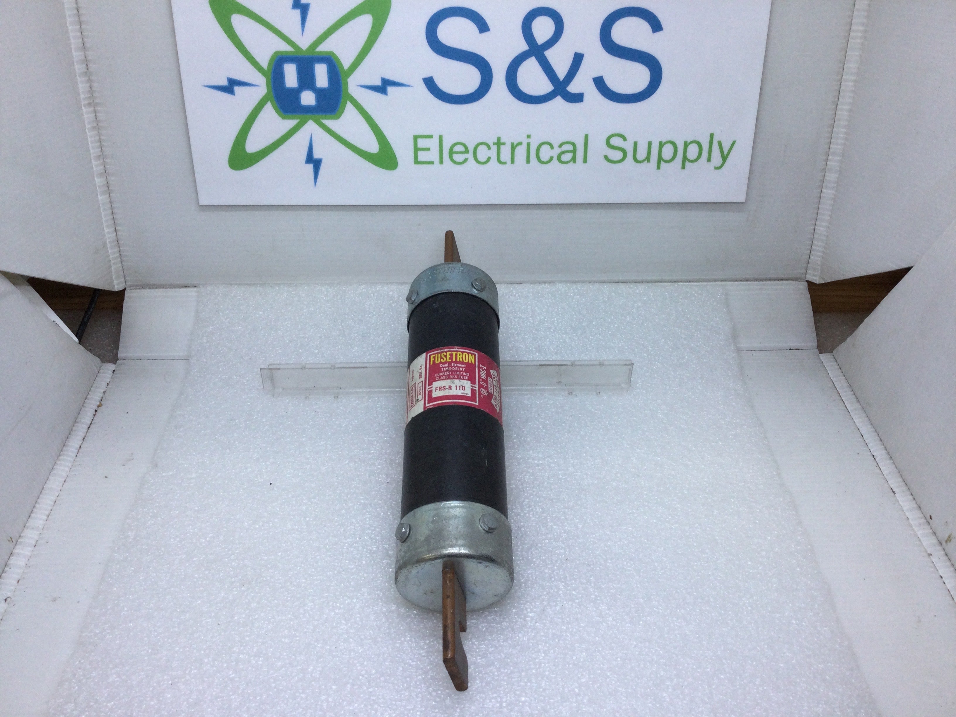 Fusetron FRS-R-110 110 Amp 600V Dual Element Time Delay Fuse Current L