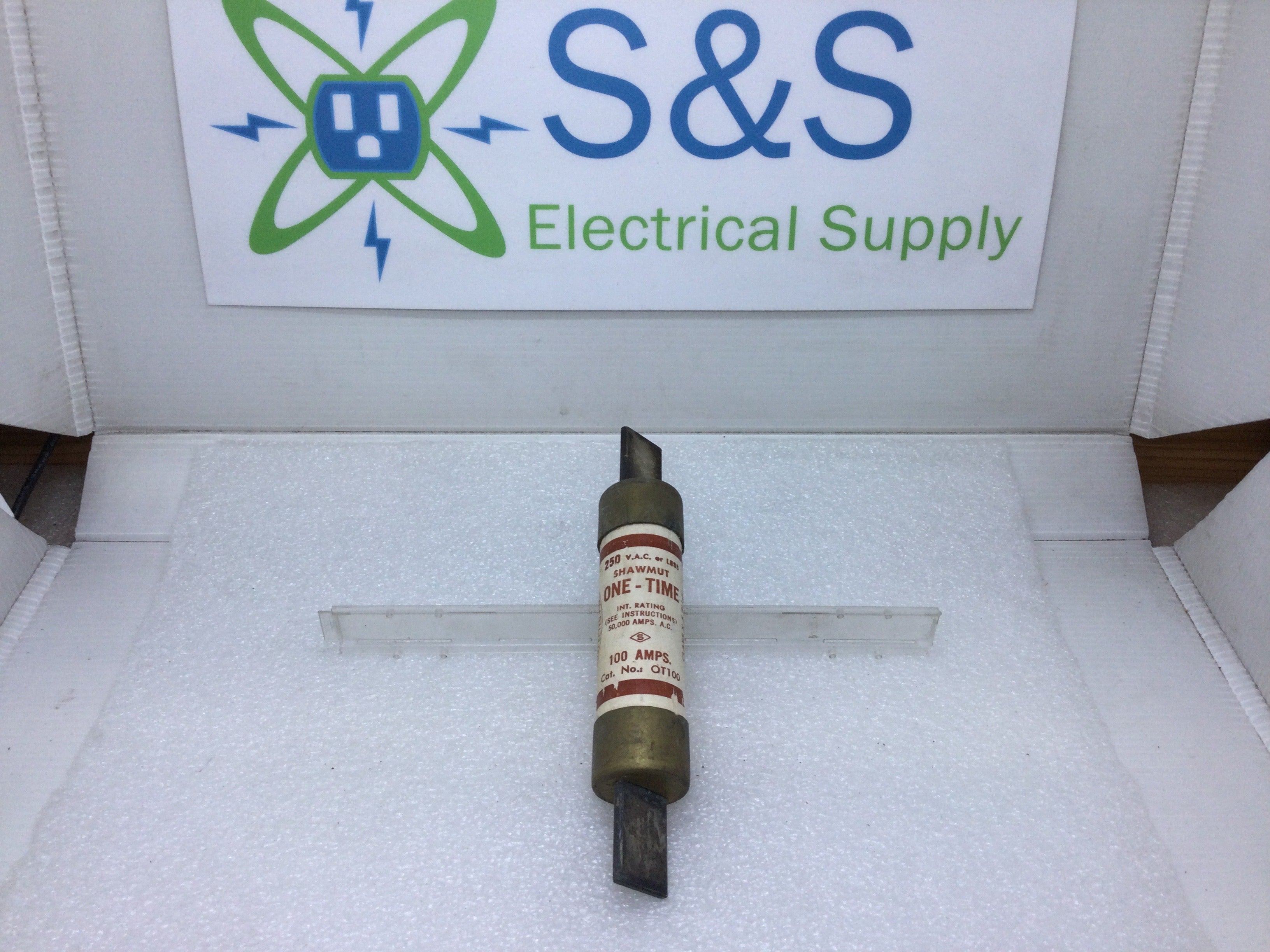 Shawmut OT100 100A 250V or Less Fuse One-Time Class K5