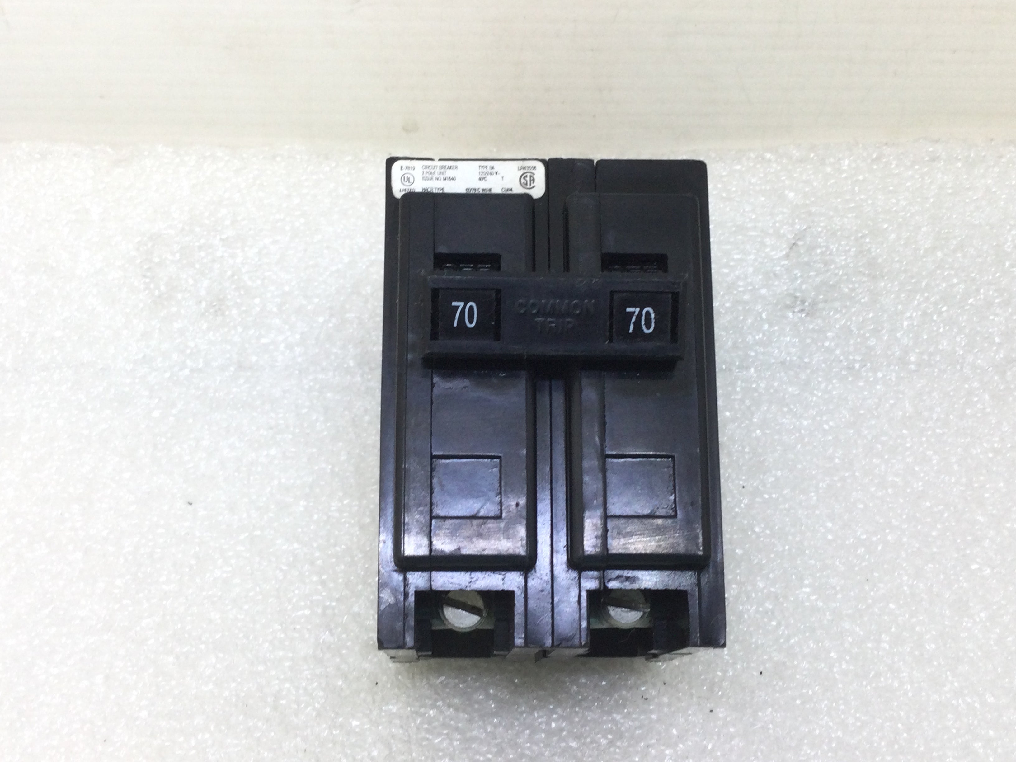 Eaton Cutler Hammer QBHW2070 2 Pole 70 Amp Circuit Breaker