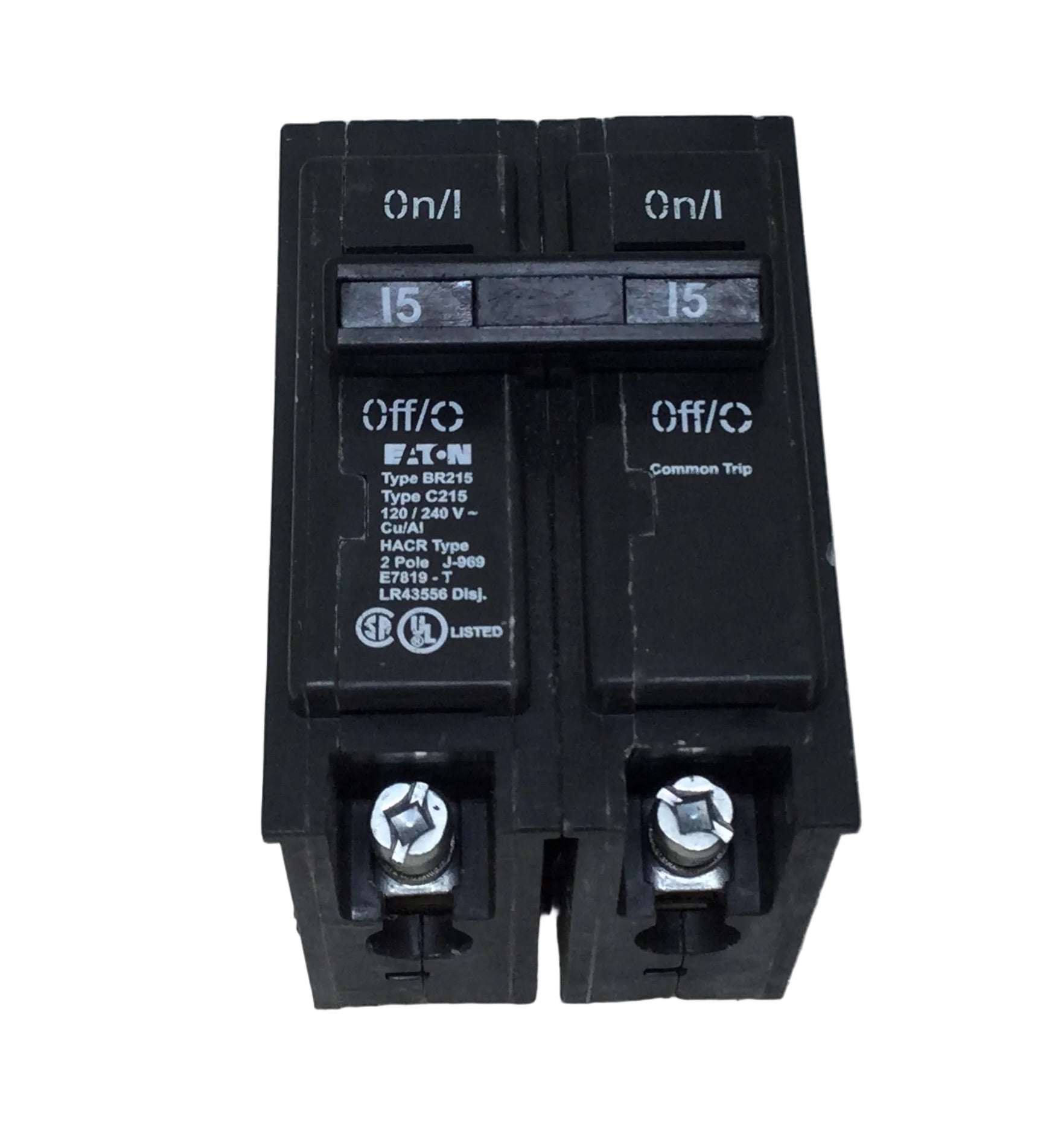 Eaton BR215/C215 15 Amp 1 Pole 120/240V Type BR Circuit Breaker