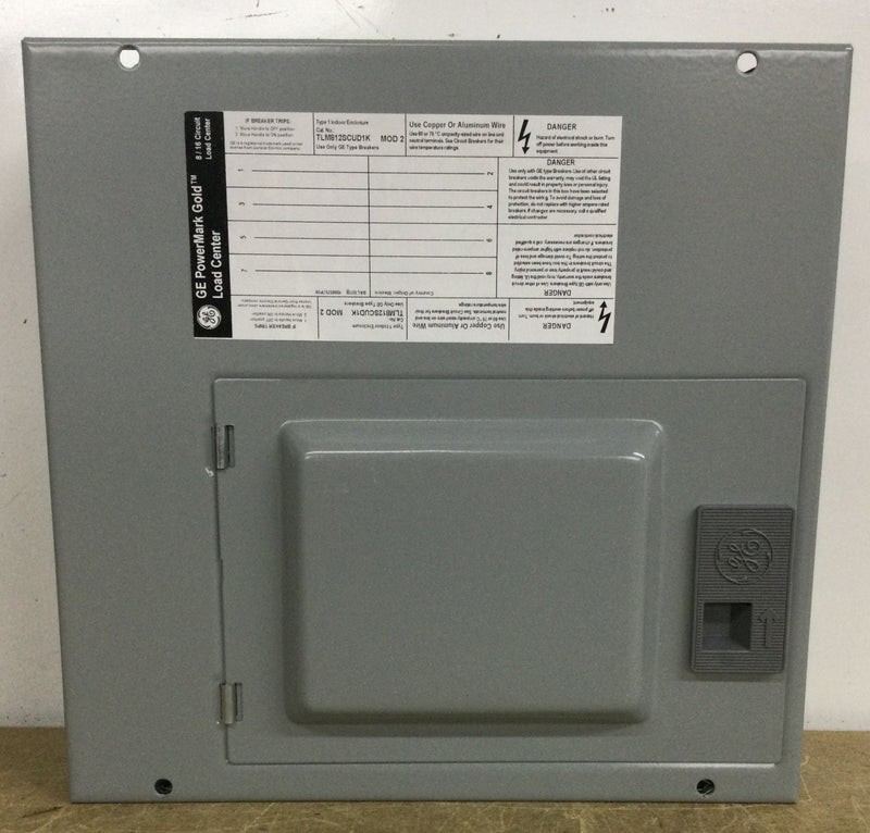 GE TLM812SCUD1K 125A 8-Space 16 Circuit Indoor Main Lug Load Center w/