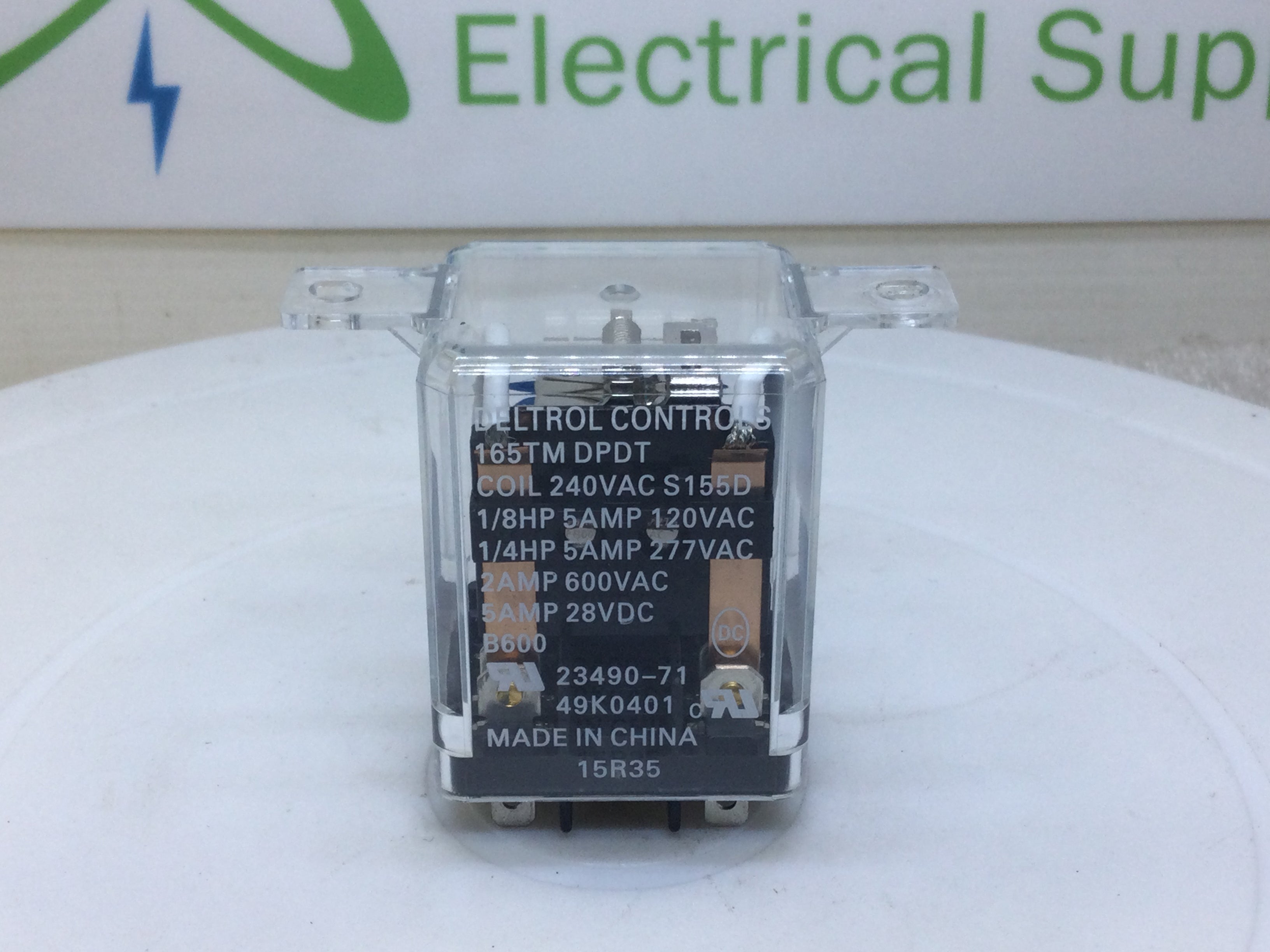 Deltrol Controls 165TM DPDT 5 Amp General Purpose Plug-in Relay
