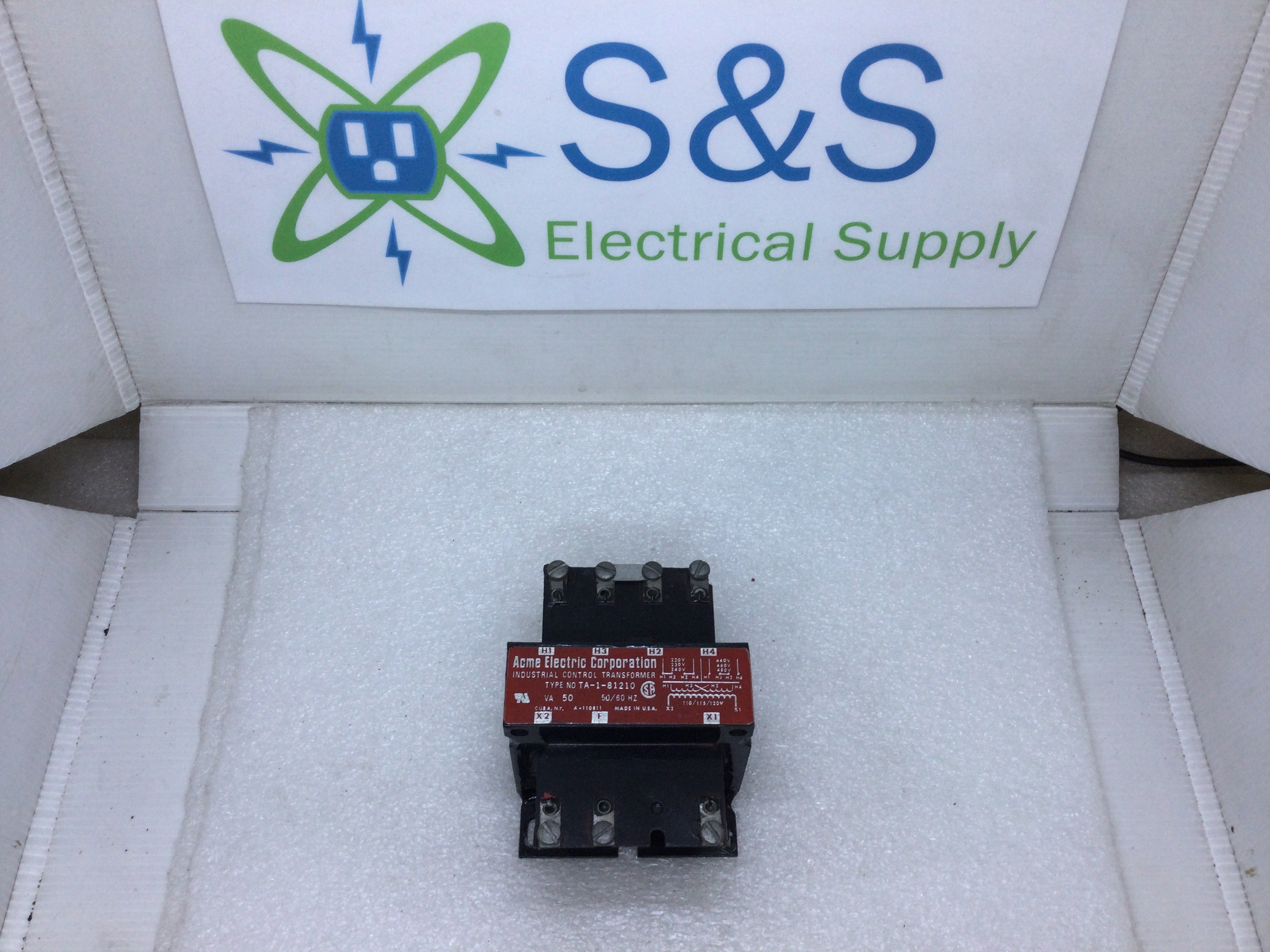 Acme Electric TA-1-81210 Industrial Control Transformer 50VA 50/60Hz 1