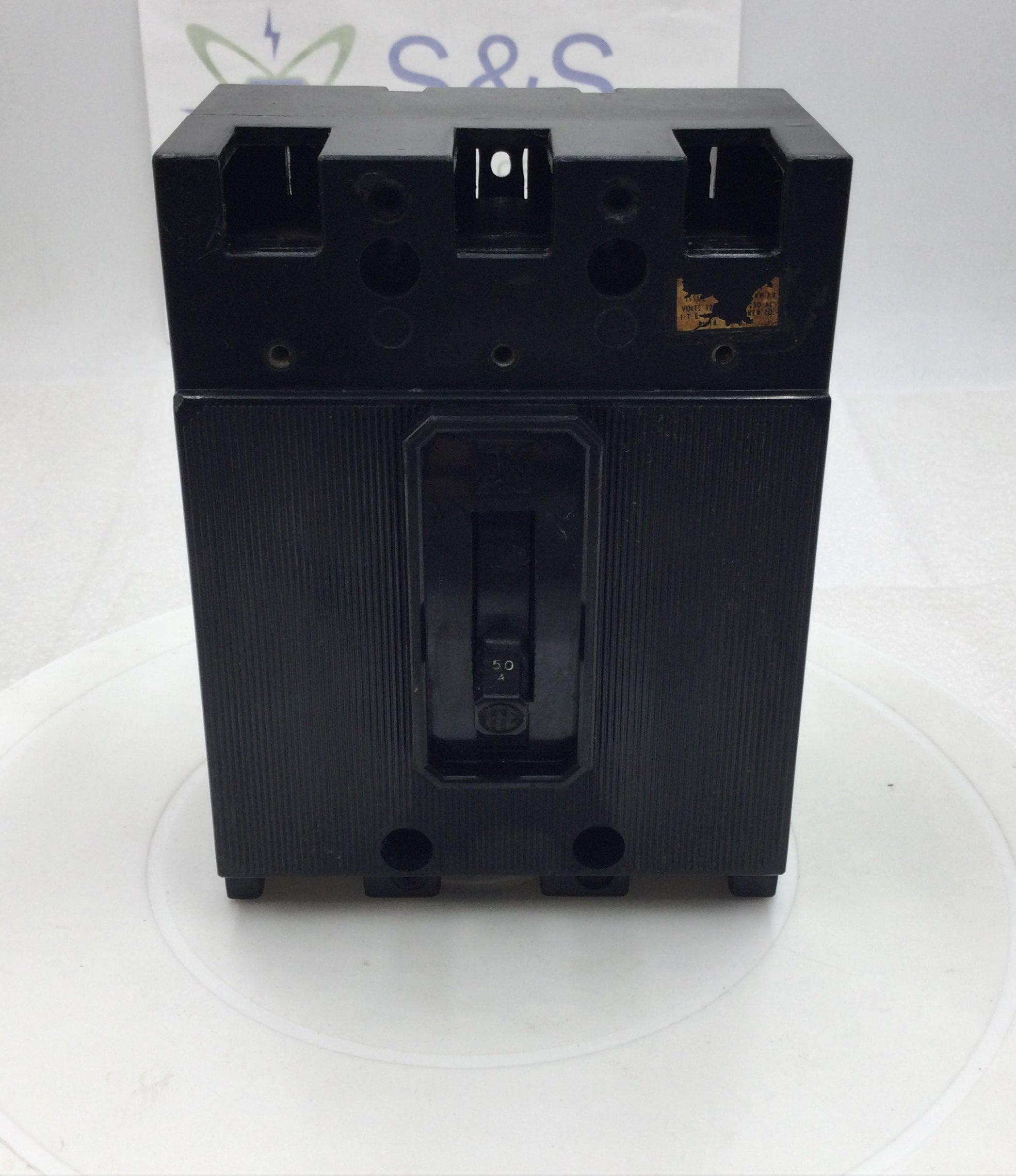 ITE EF3-B050 50 Amp 3 Pole 600V Molded Case Bolt-On Circuit Breaker