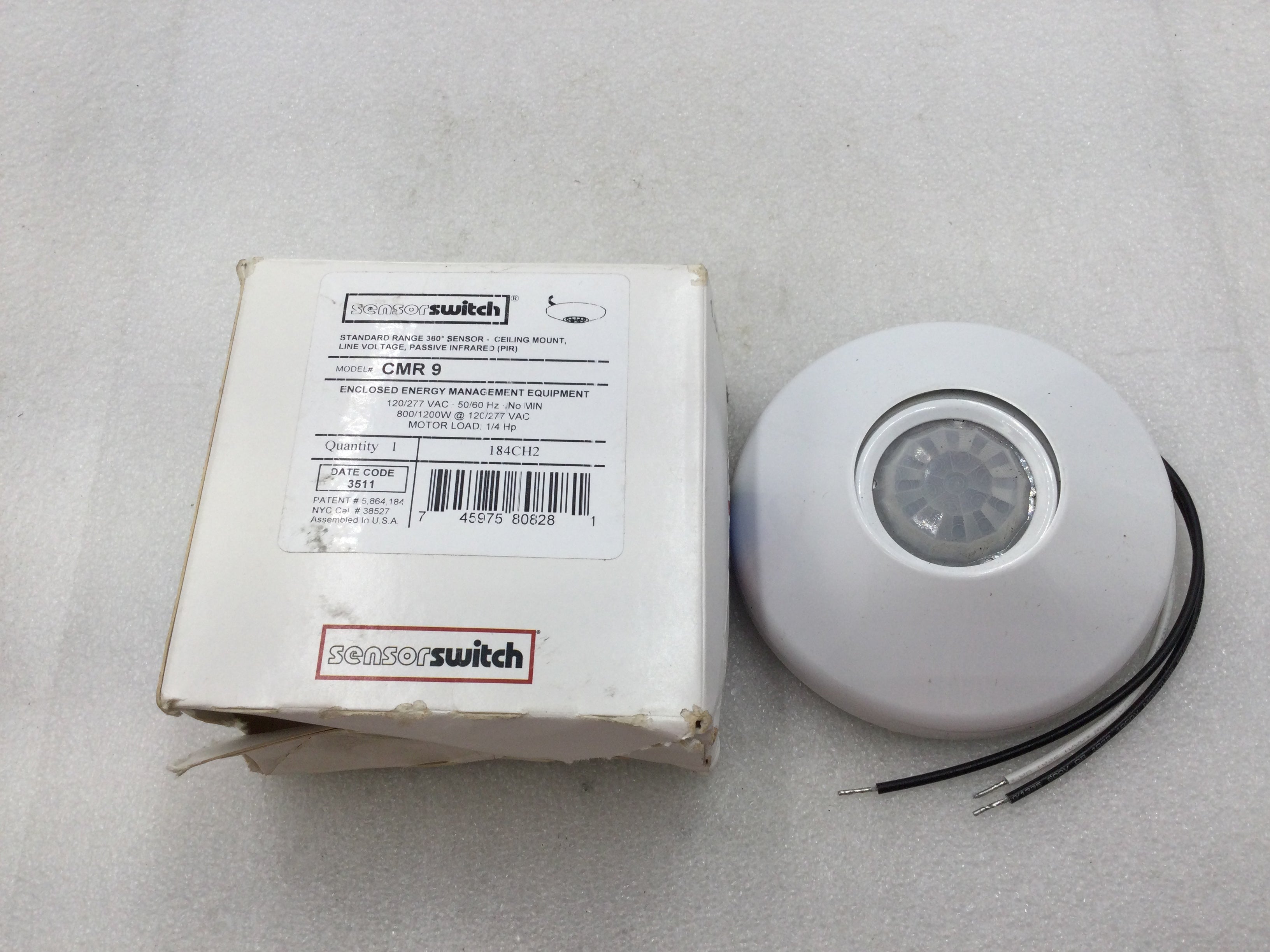 Acuity Controls Sensor Switch CMR 9 360 Degree Ceiling Mount Occupancy
