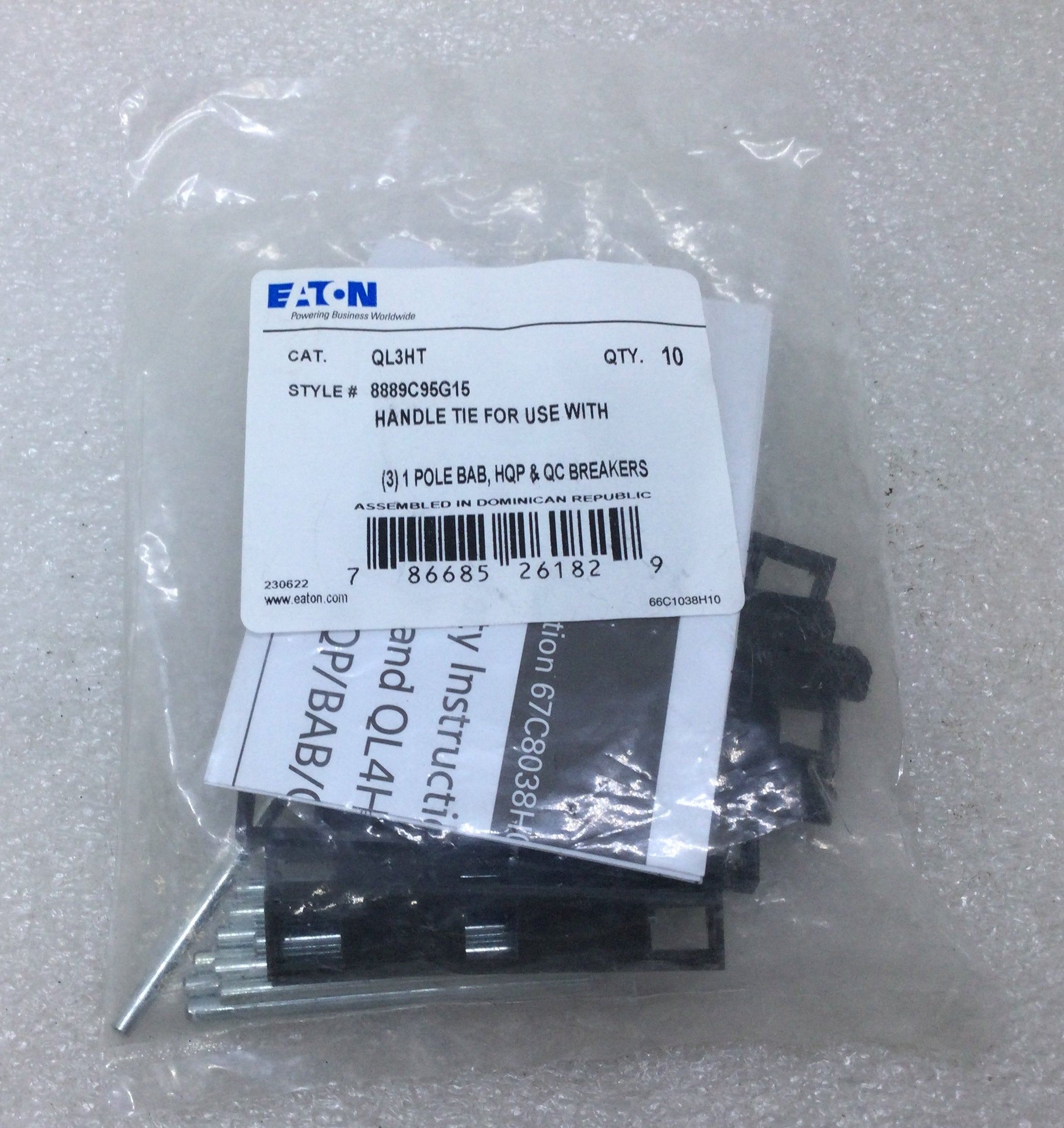 Eaton QL3HT Quicklag 3 Pole Handle Tie