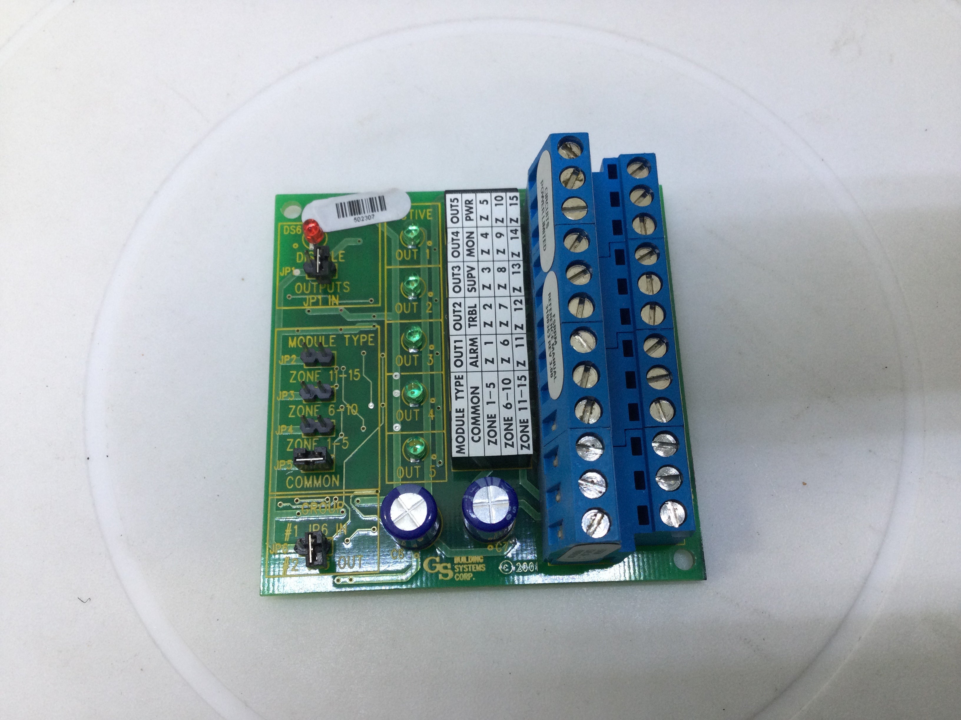 GS Building Systems 2990042 Replacement Fire Alarm Circuit Board