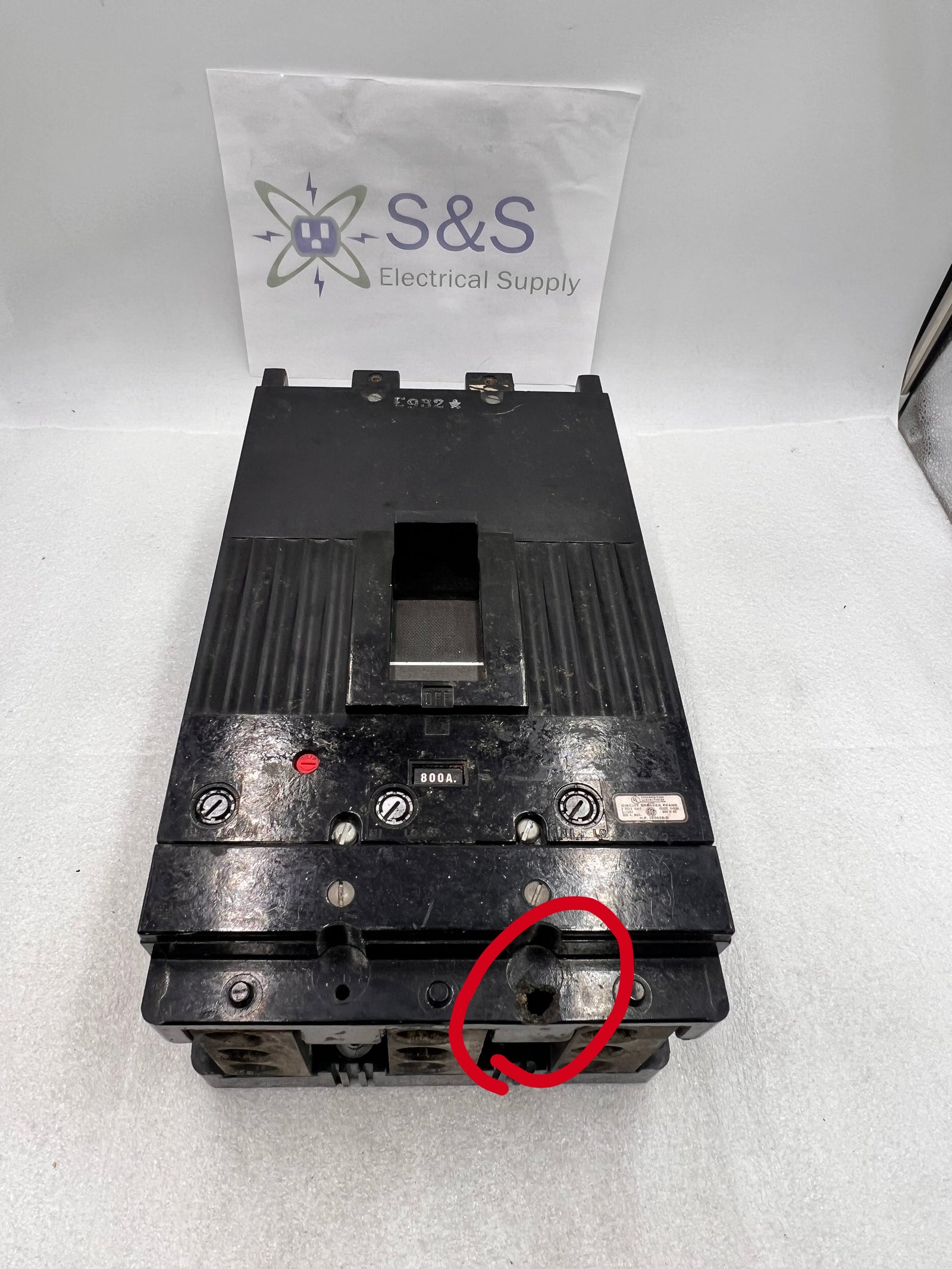 GE General Electric E11592 185628-D Circuit Breaker Frame 800 Amp 600V