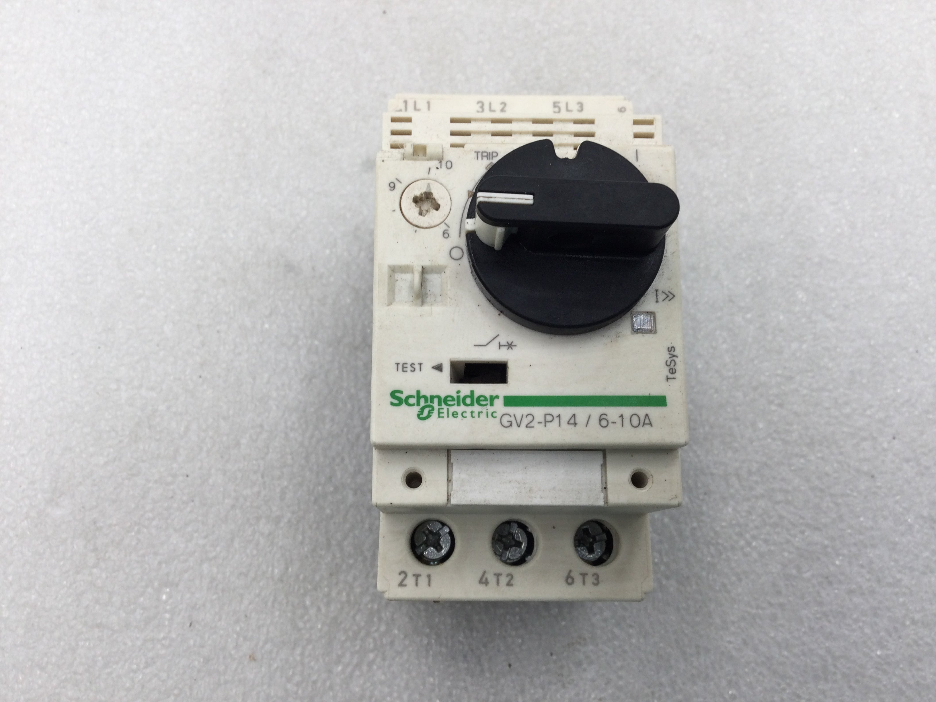 Schneider Electric GV2-P14/6-10A 3 Phase Manual Motor Circuit Breaker/