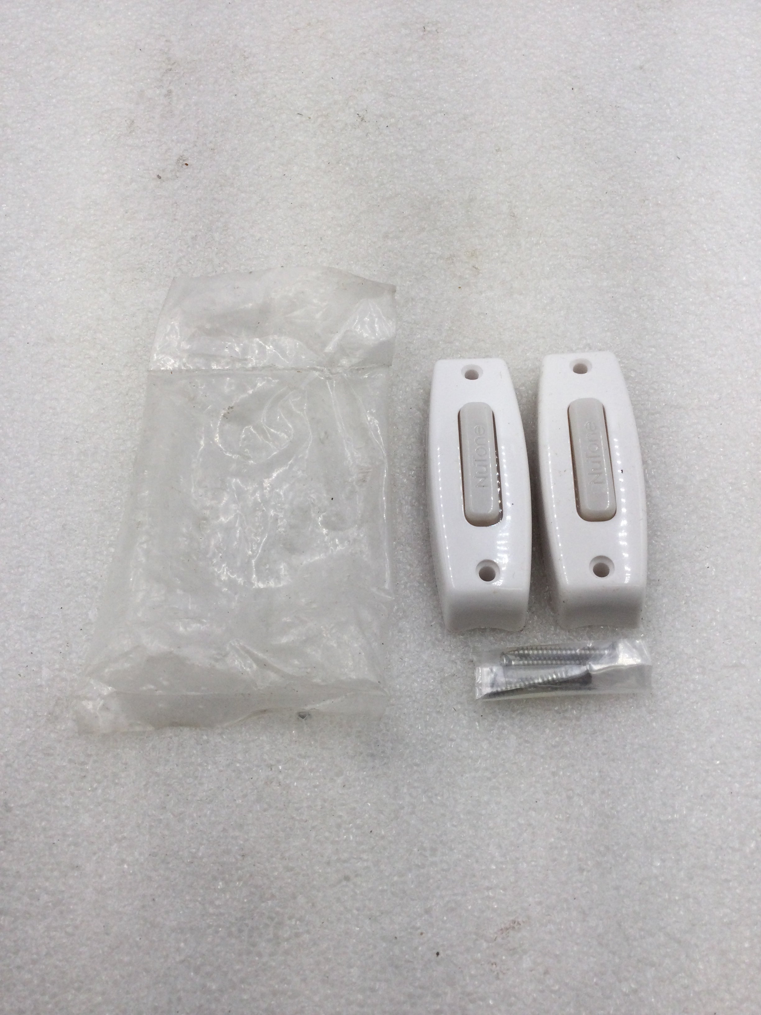 Lot of 2 Nutone GA-07A Lighted Doorbell Push Button in White