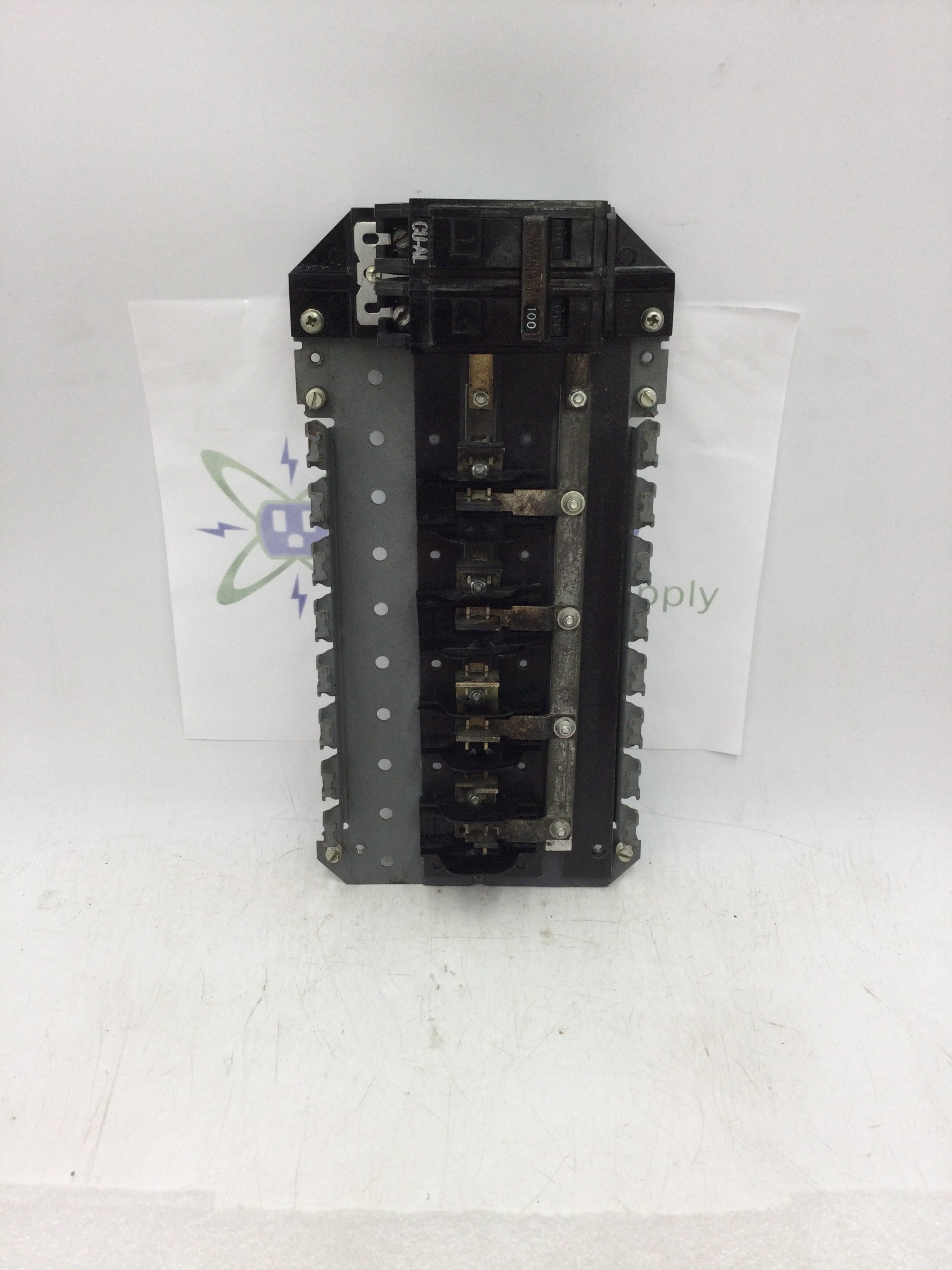 GE General Electric TM1410 8 Space Load Center Guts Only w/TQAL21100 1