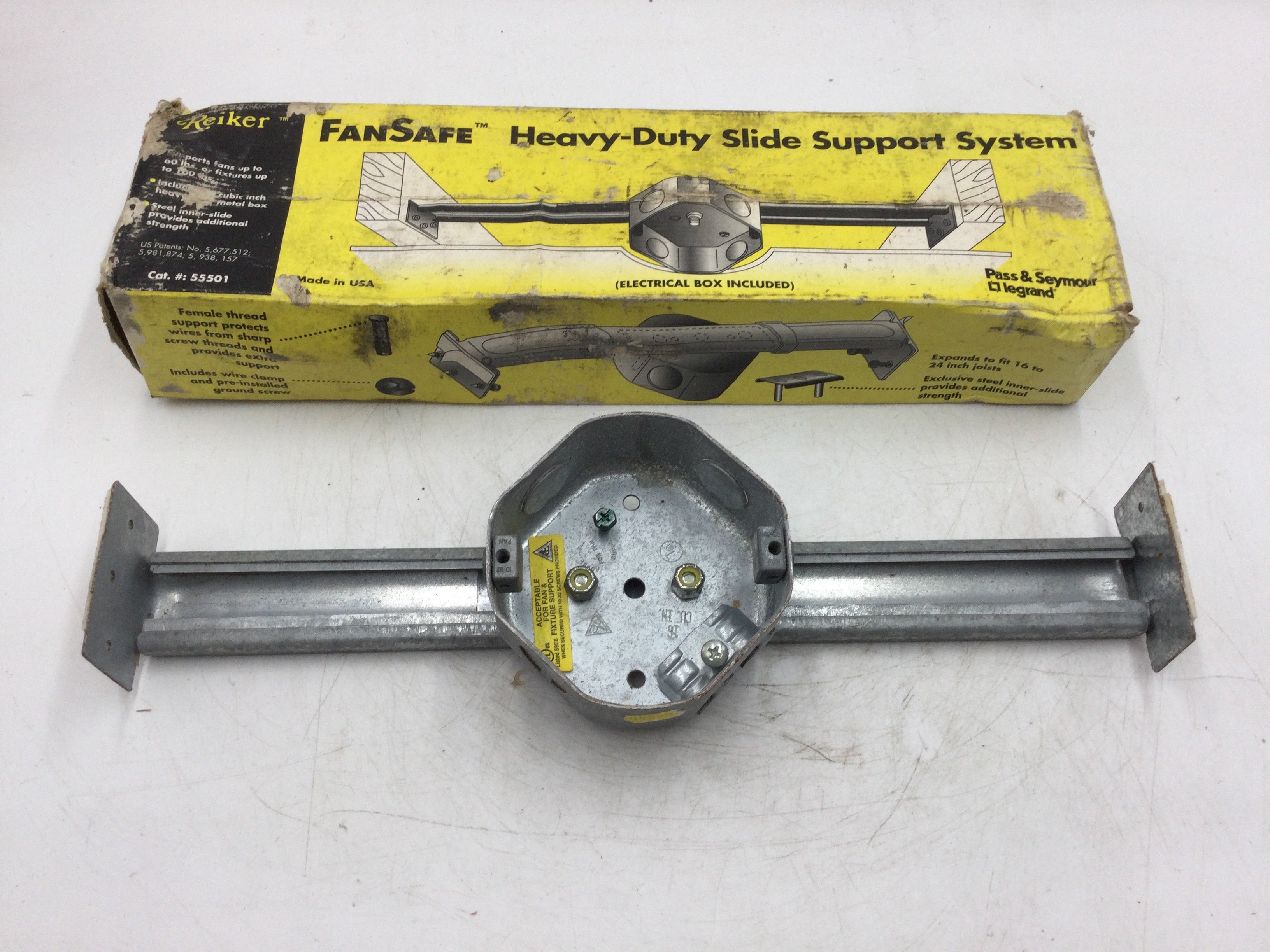 Reiker/Pass & Seymour/Legrand 55501 Heavy Duty Slide Support System