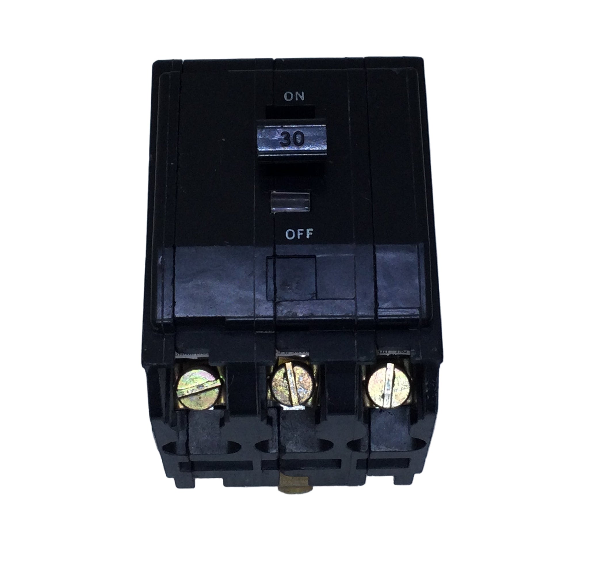 Square D QO330 30 Amp 3 Pole 240V Type QO Circuit Breaker - Black Face