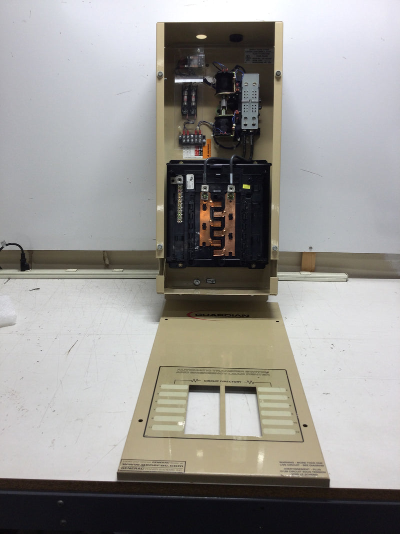 Generac 0E 7969 100 Amp Automatic Transfer Switch and Load Center 120/