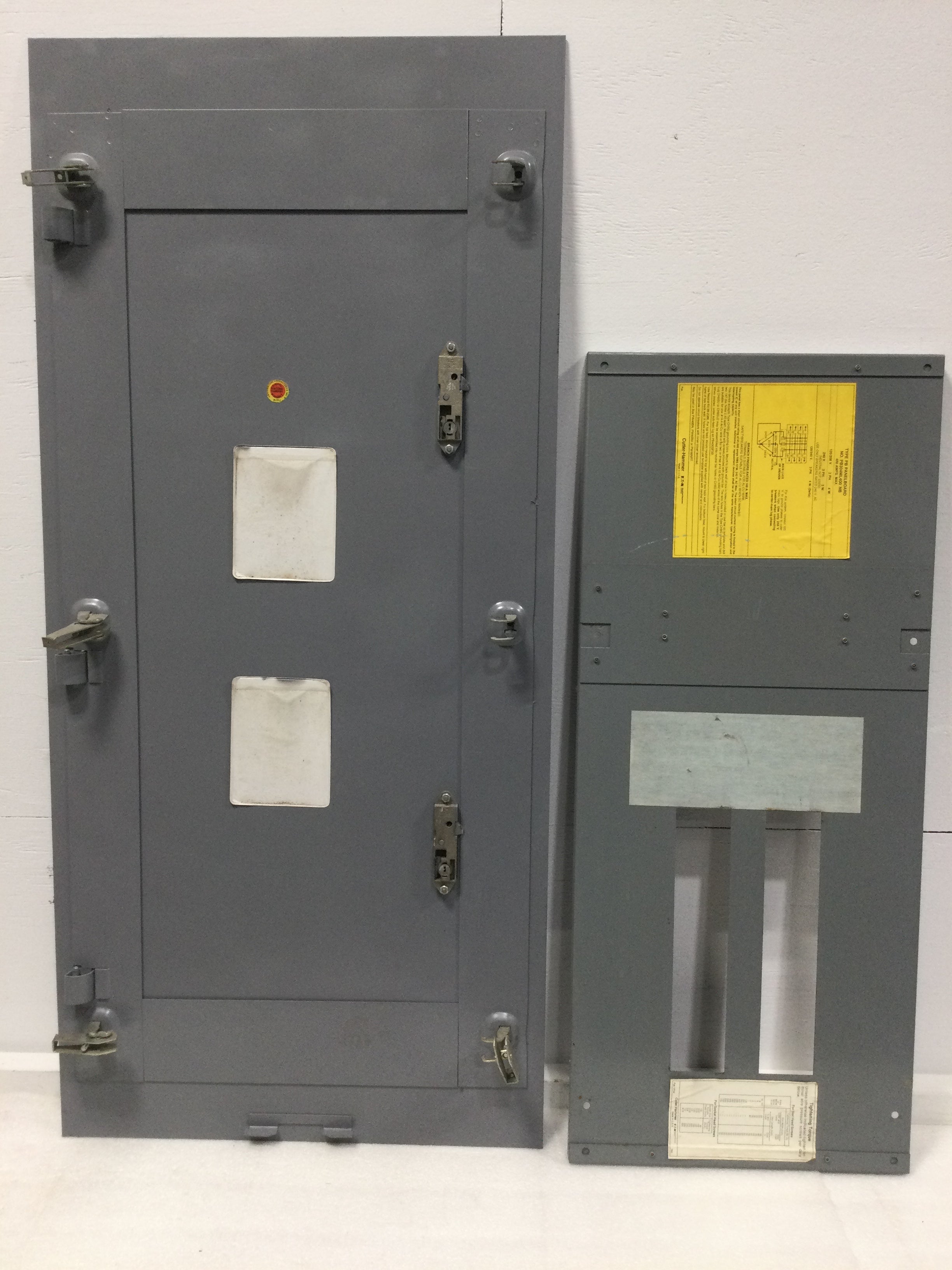 Eaton Cutler Hammer Type PB Panelboard Cover with Deadfront 46 1/8" x