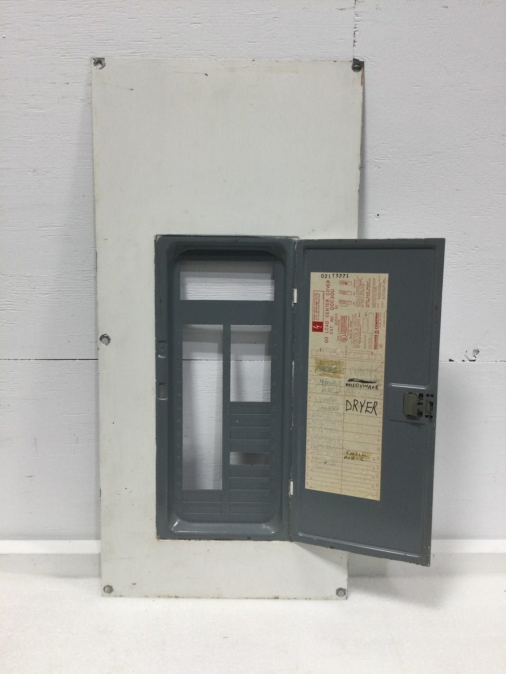 Square D QOC30U 200 Amp 30 Space QO Load Center Cover/Door Only 1 Phas