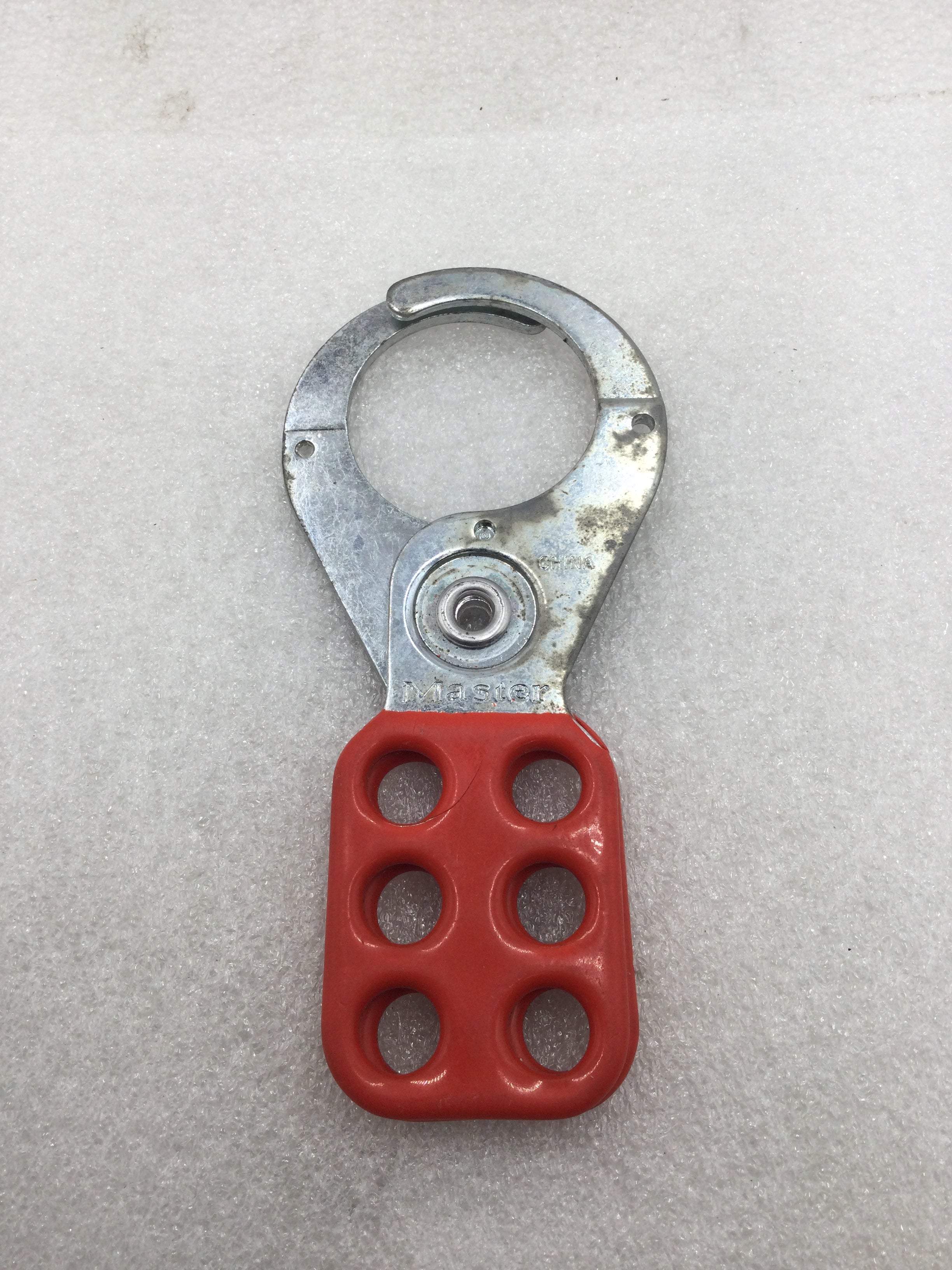 Master Lock 417 1-1/2" Jaw Lockout Tagout Safety Hasp