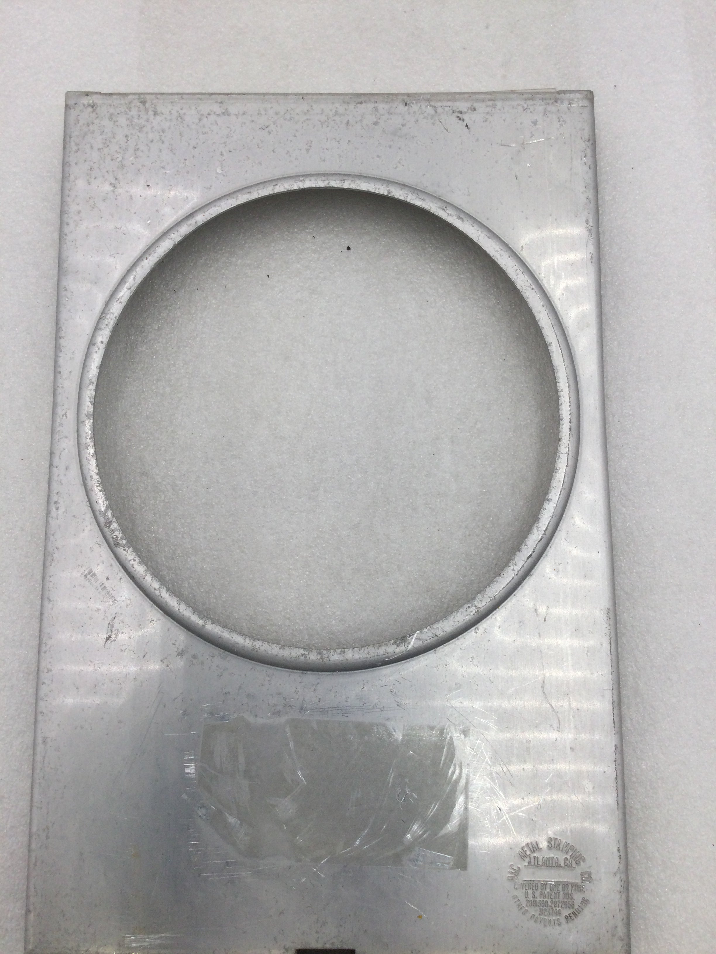 Anchor/B&C, FPU Ring Type Aluminum Meter Cover Only 12 3/8" x 8"